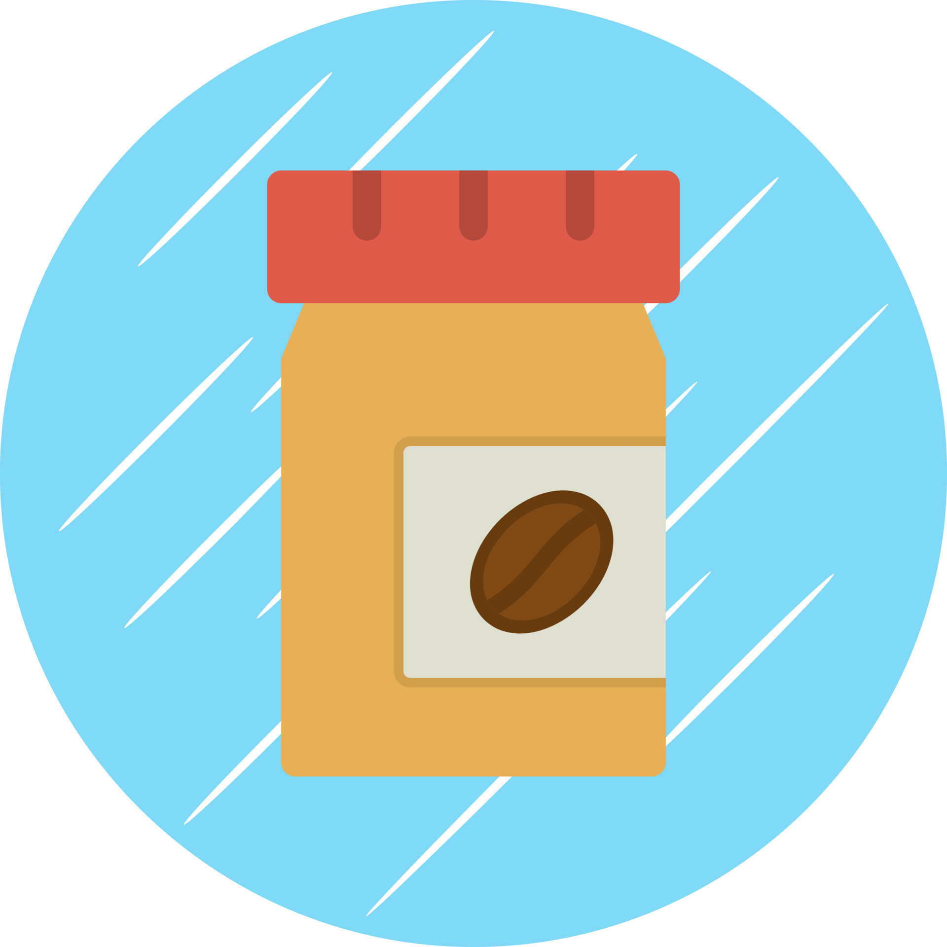Coffee Jar Vector Icon Design 20139704 Vector Art at Vecteezy