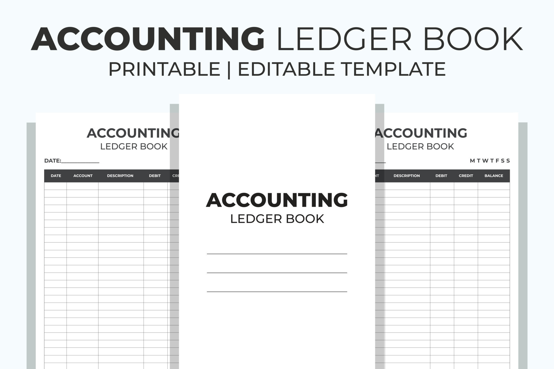 Accounting Ledger Book 20143699 Vector Art At Vecteezy