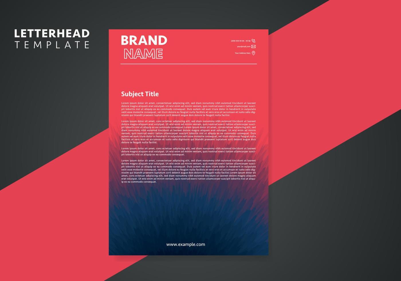 Corporate Business Letterhead Elegant And Minimalist Style Letterhead Template Design 20143880