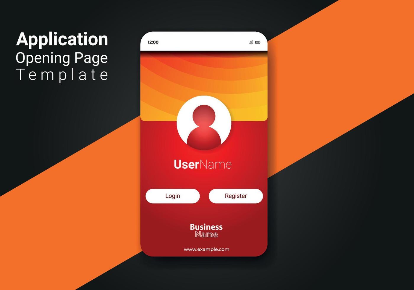 Landing page template. Home page for app design. Ui page vector design ... Landing page template. Home page for app design. Ui page vector design ...