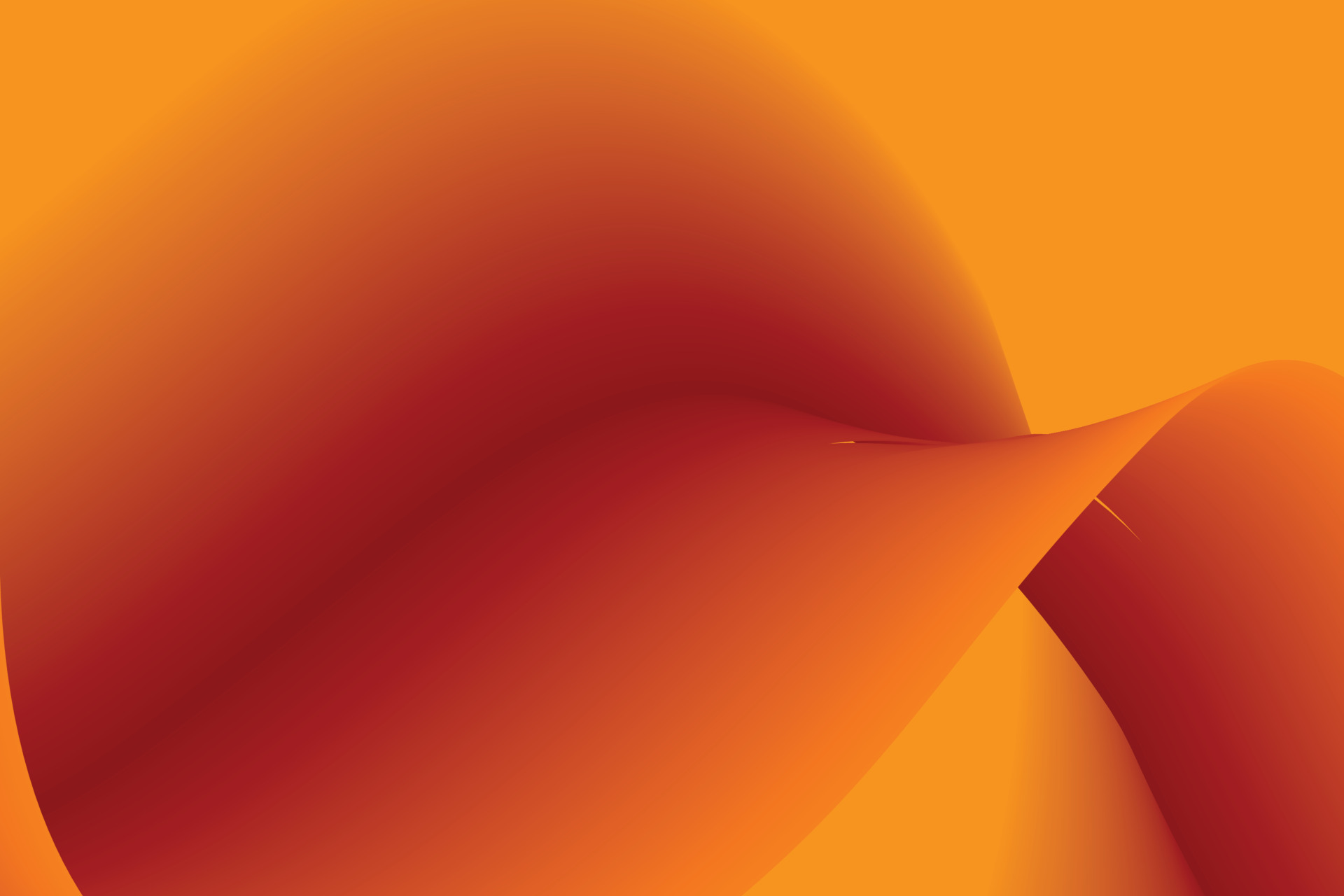 Orange Gradient Wave Abstract Background Modern Graphic For Landing Page And Computer Desktop