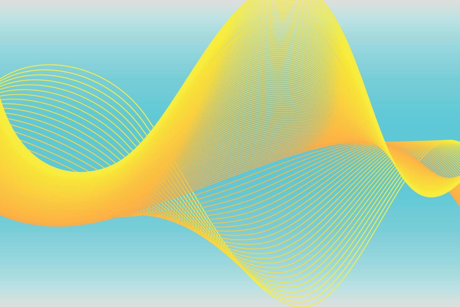 Abstract Gold Gradient Wave On Black And White Gradient Background Suitable For Landing Page And