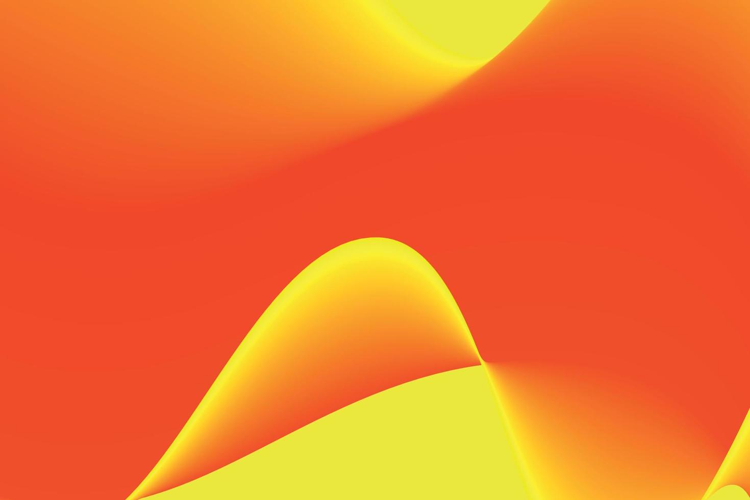 orange gradient wave abstract background. modern graphic for landing page and computer desktop ...