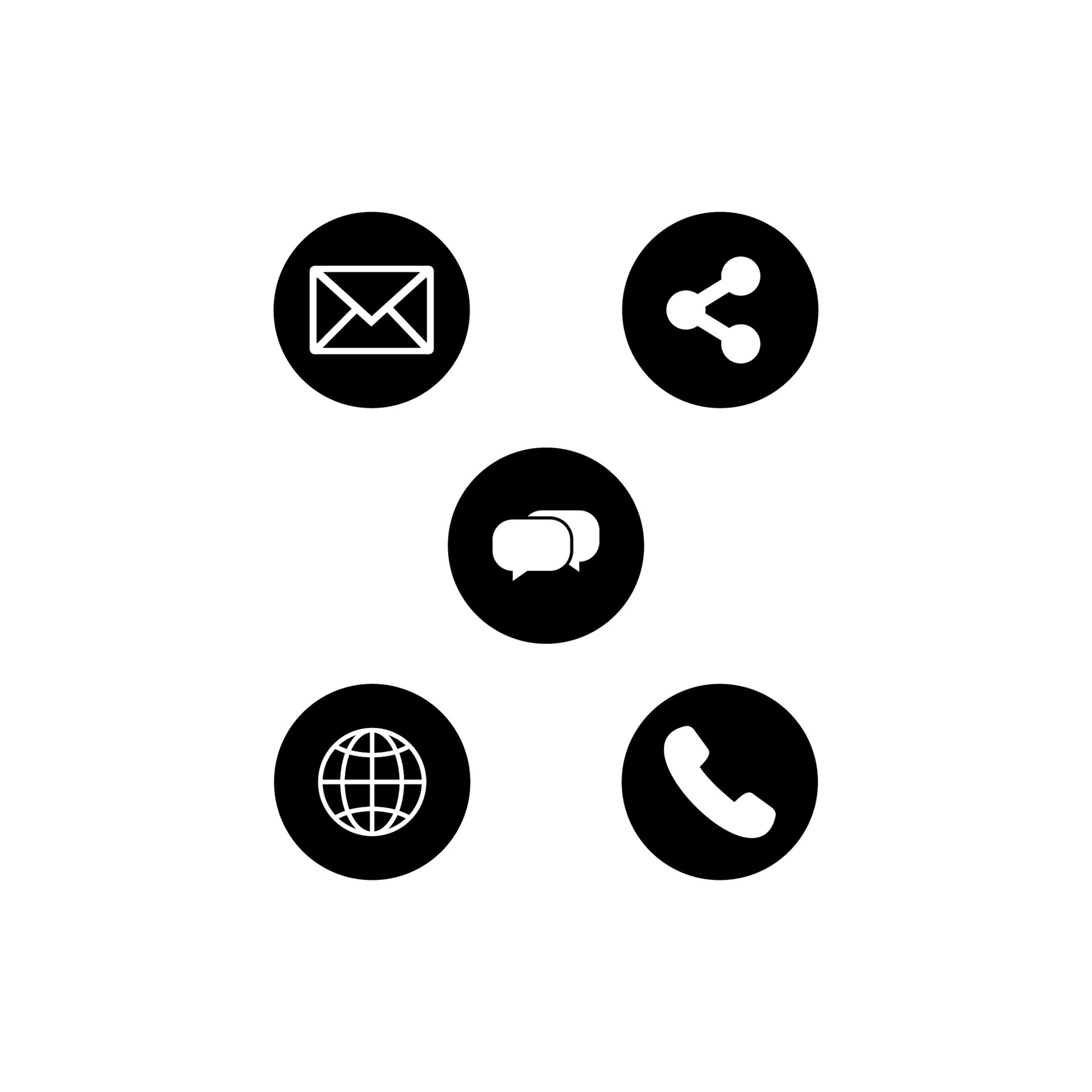 Icon Set For Contact 20146597 Vector Art At Vecteezy icon-set-for-contact-20146597-vector-art-at-vecteezy