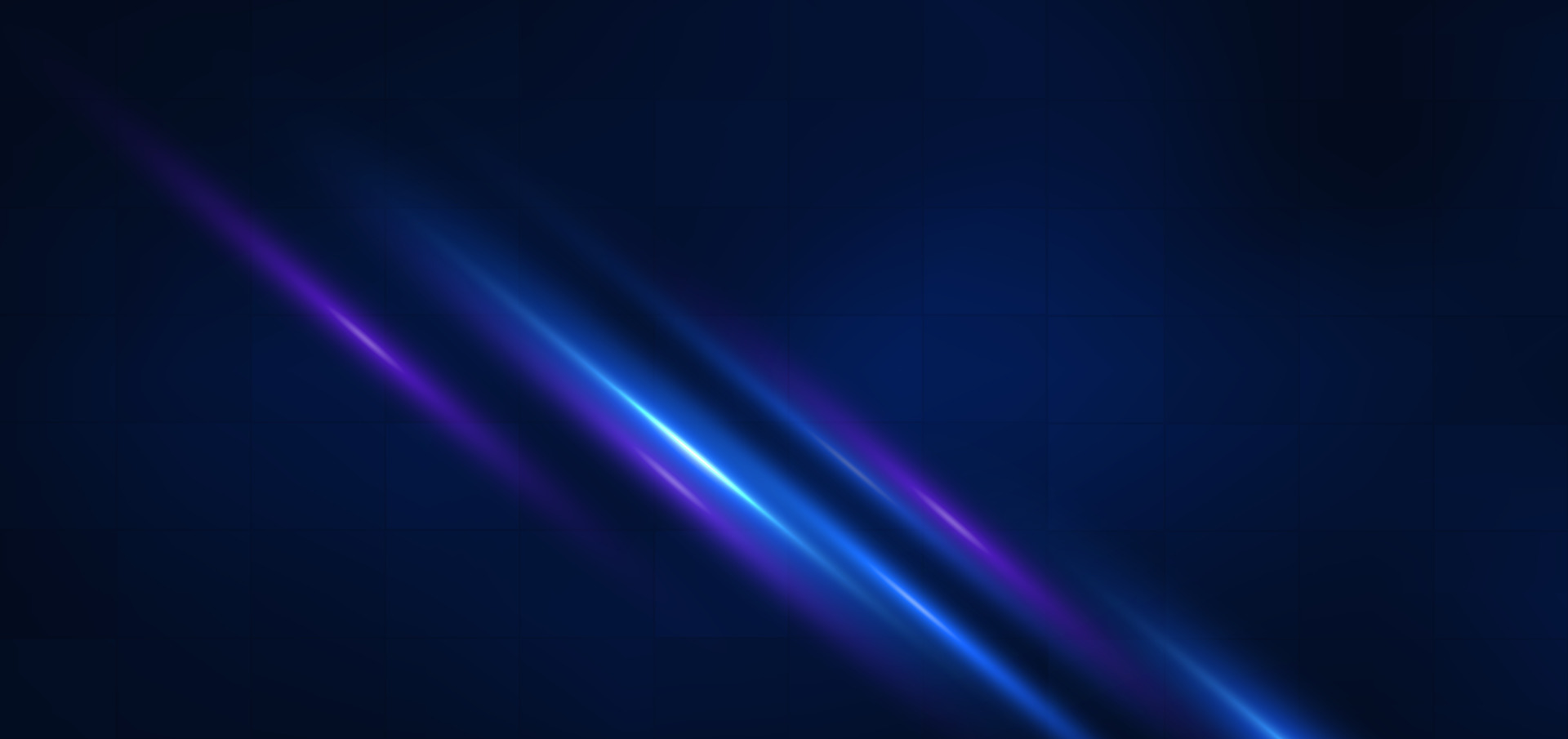 Abstract technology futuristic glowing blue and purple light lines with speed motion blur effect ...