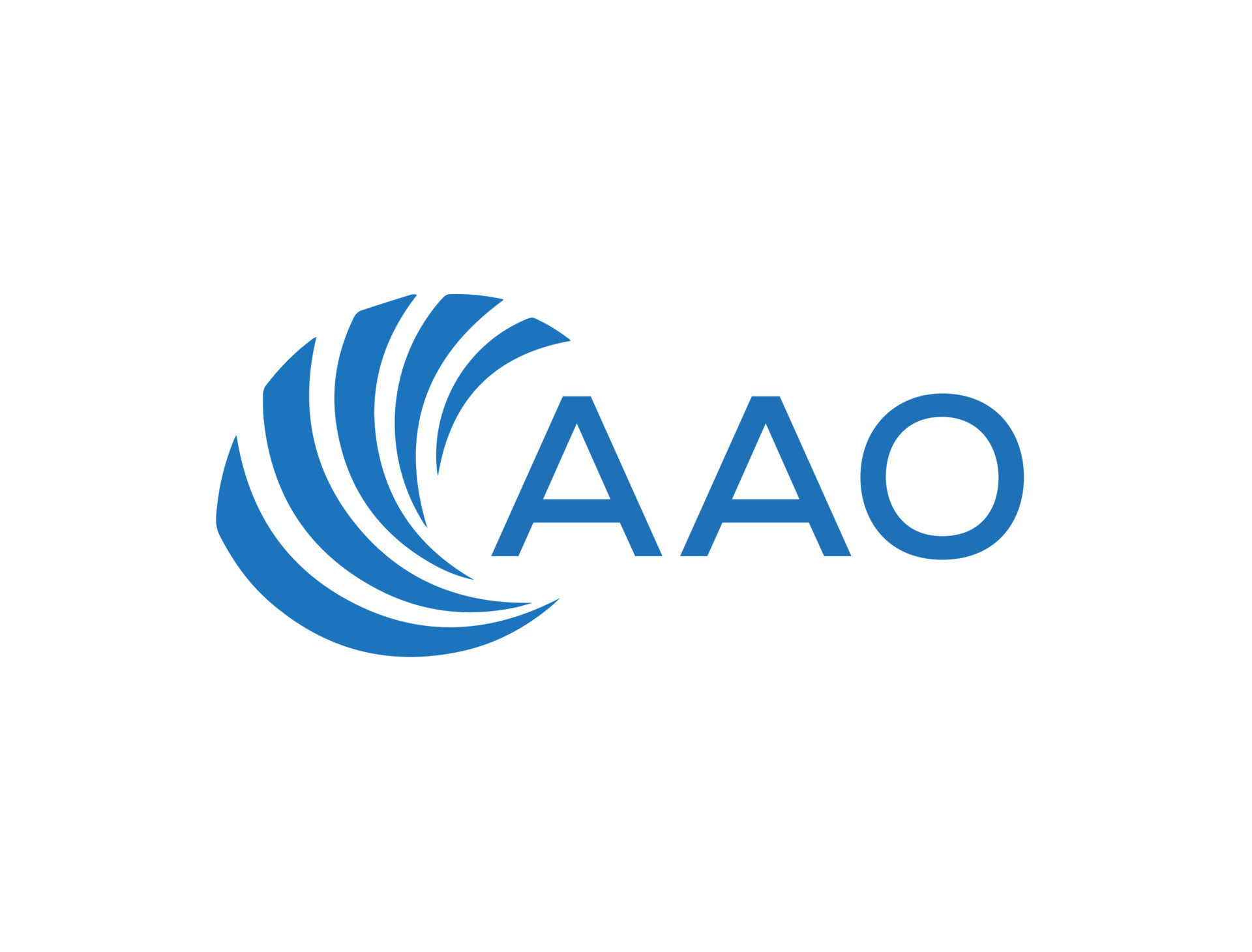 AAO Abstract business growth logo design on white background. AAO ... AAO Abstract business growth logo design on white background. AAO ...