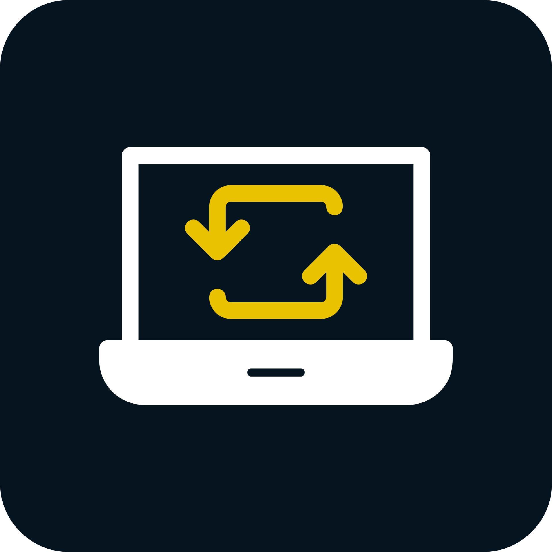Data Synchronization Vector Icon Design 20154881 Vector Art At Vecteezy