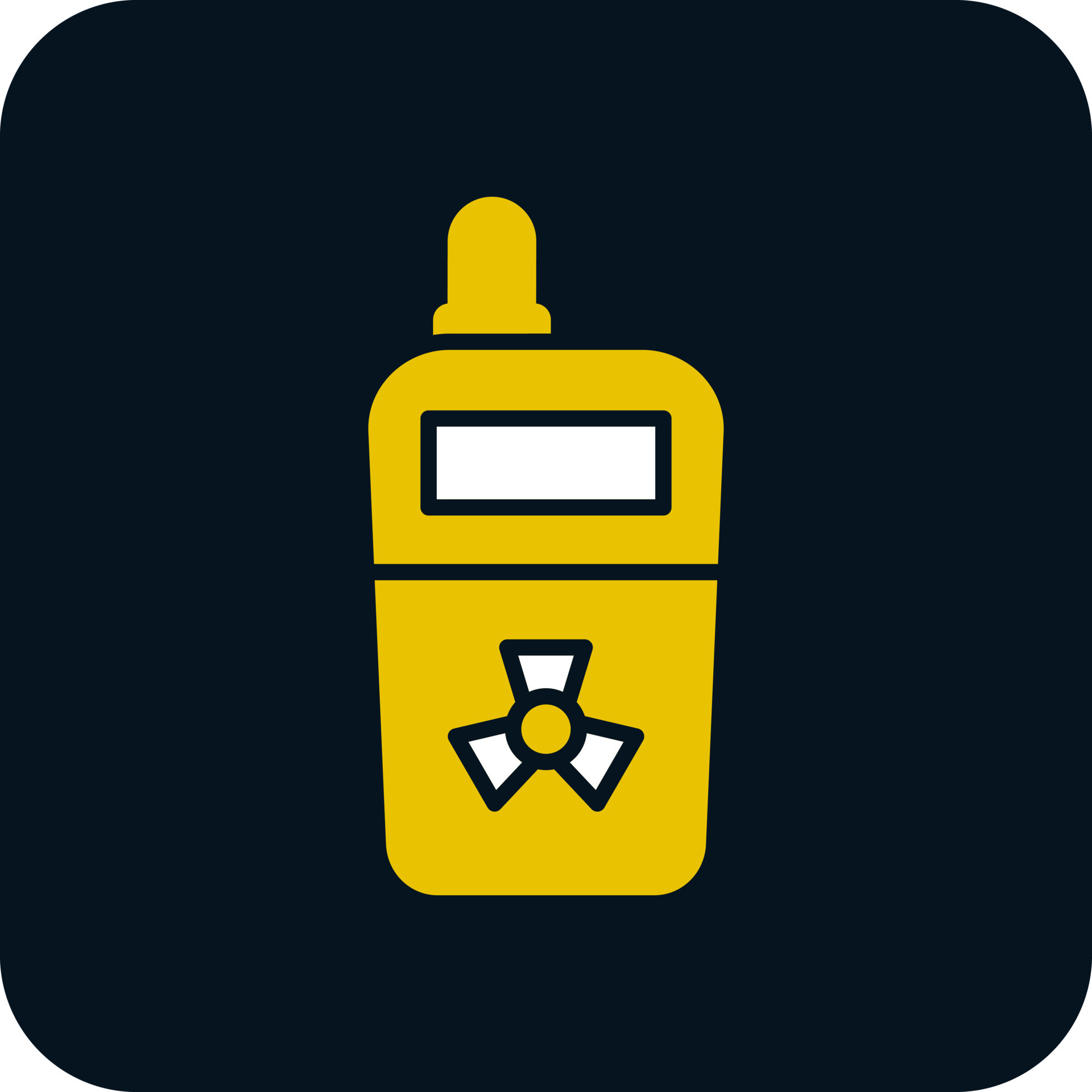 Radiation Detector Vector Icon Design 20155434 Vector Art At Vecteezy