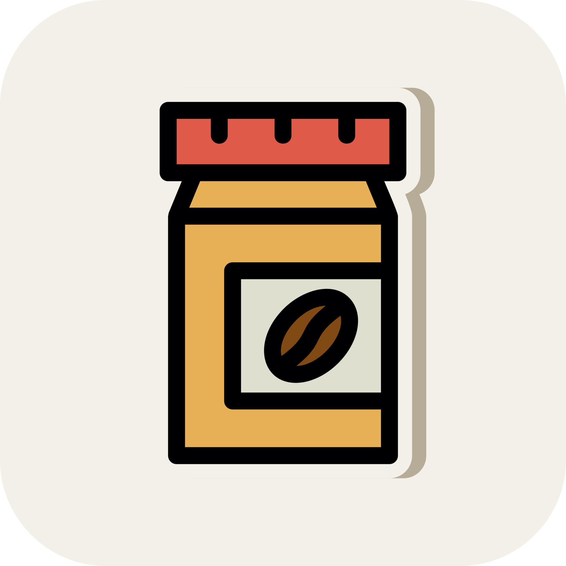 Coffee Jar Vector Icon Design 20156169 Vector Art at Vecteezy
