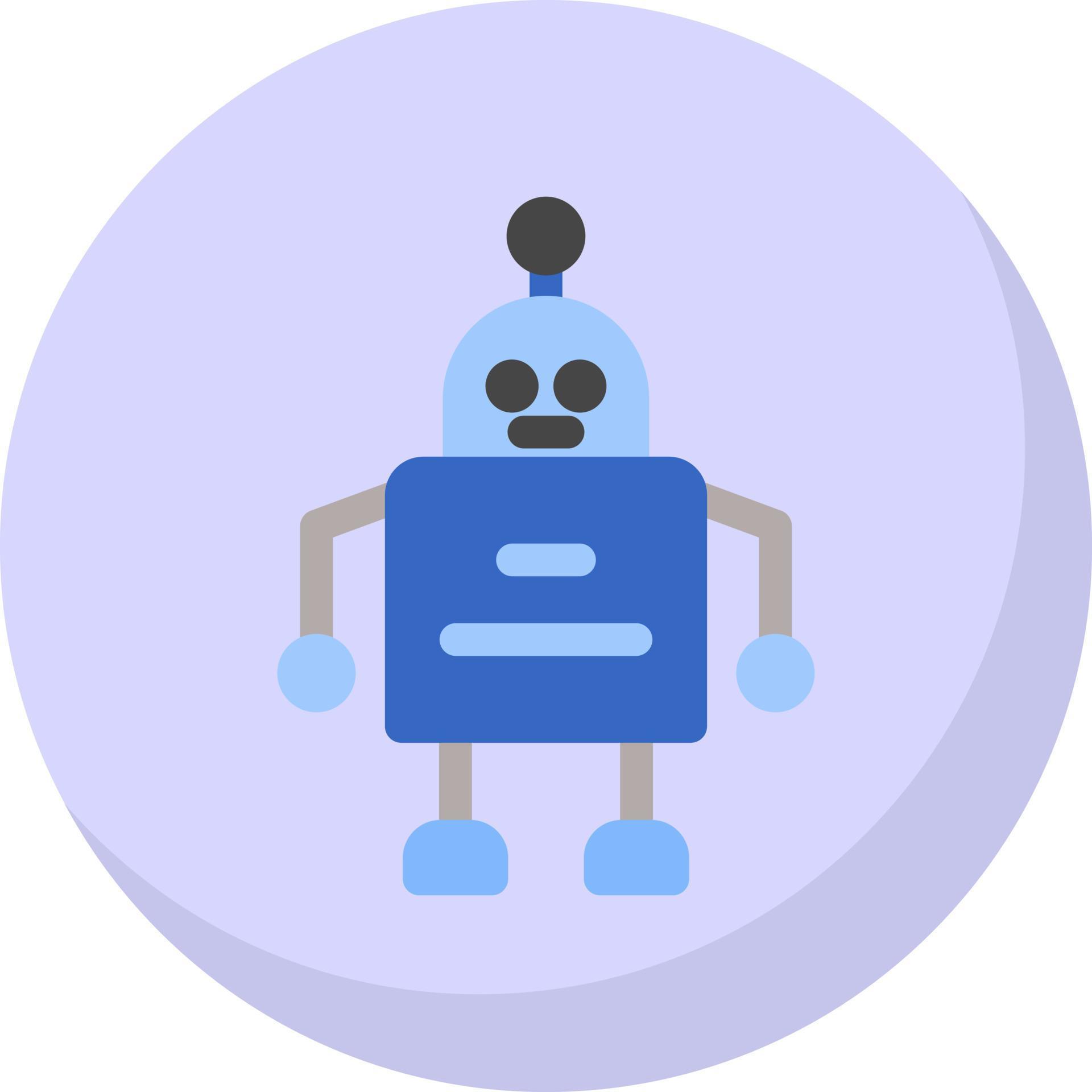 Robot Vector Icon Design 20158907 Vector Art at Vecteezy