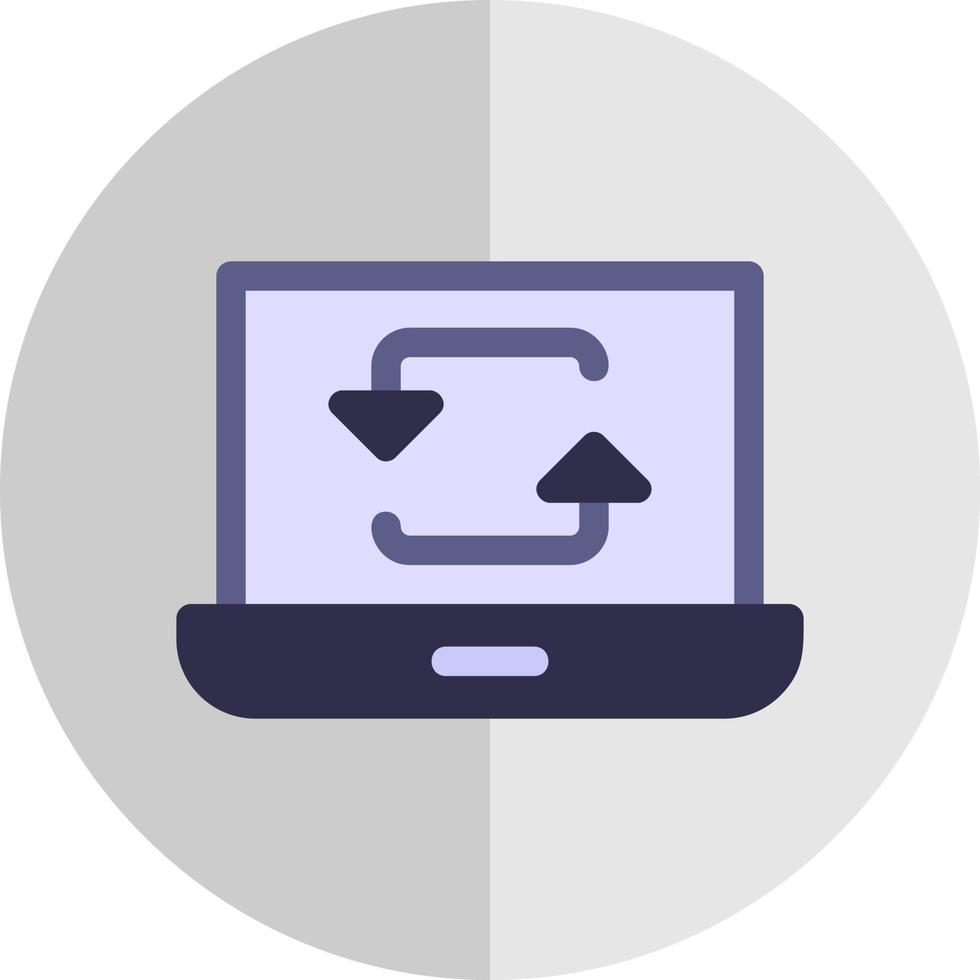 Data Synchronization Vector Icon Design 20159778 Vector Art At Vecteezy