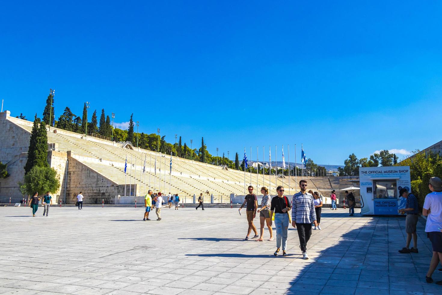 Athens Attica Greece 2018 Famous Panathenaic Stadium of the first ...