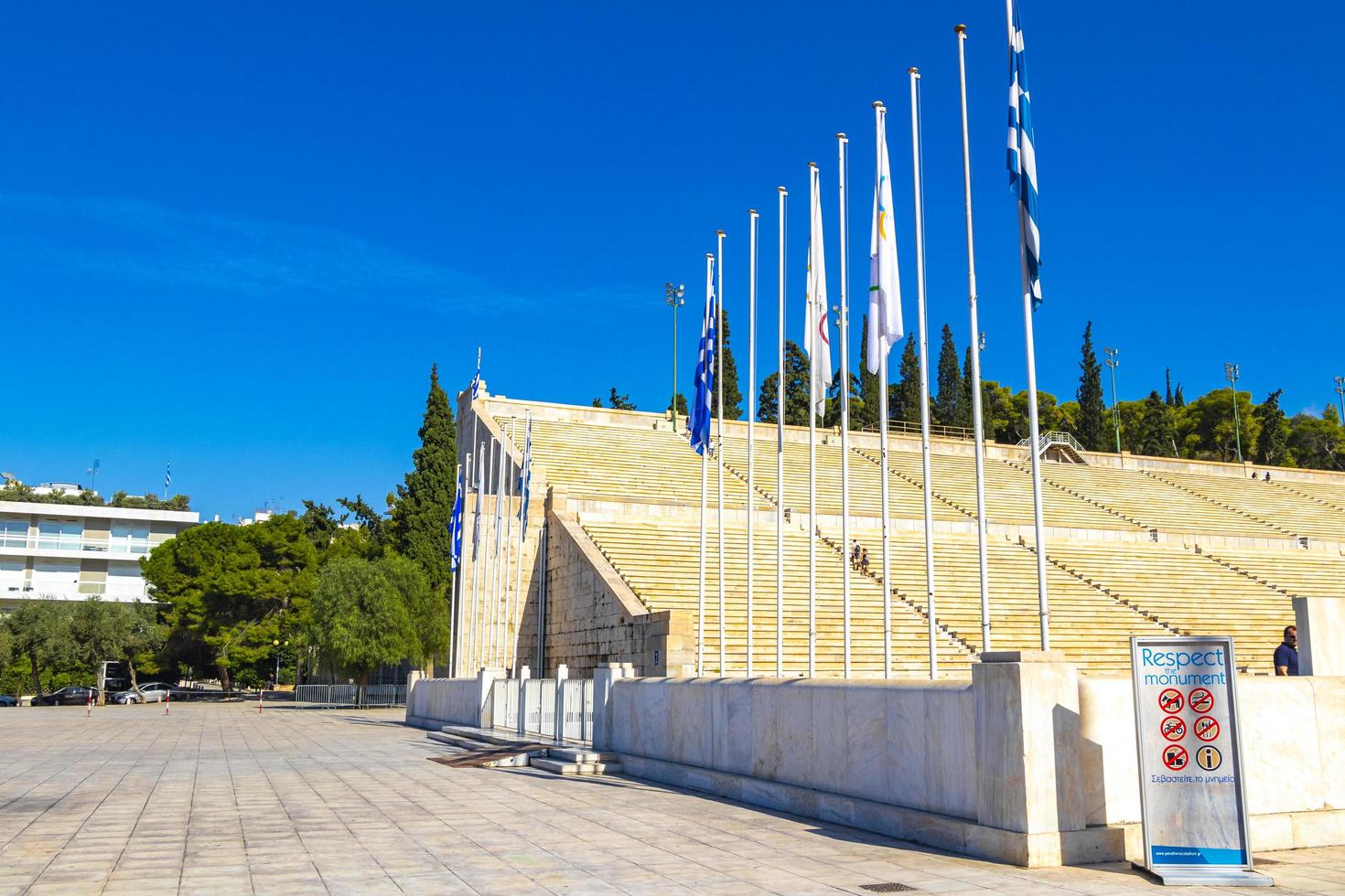 Athens Attica Greece 2018 Famous Panathenaic Stadium of the first ...