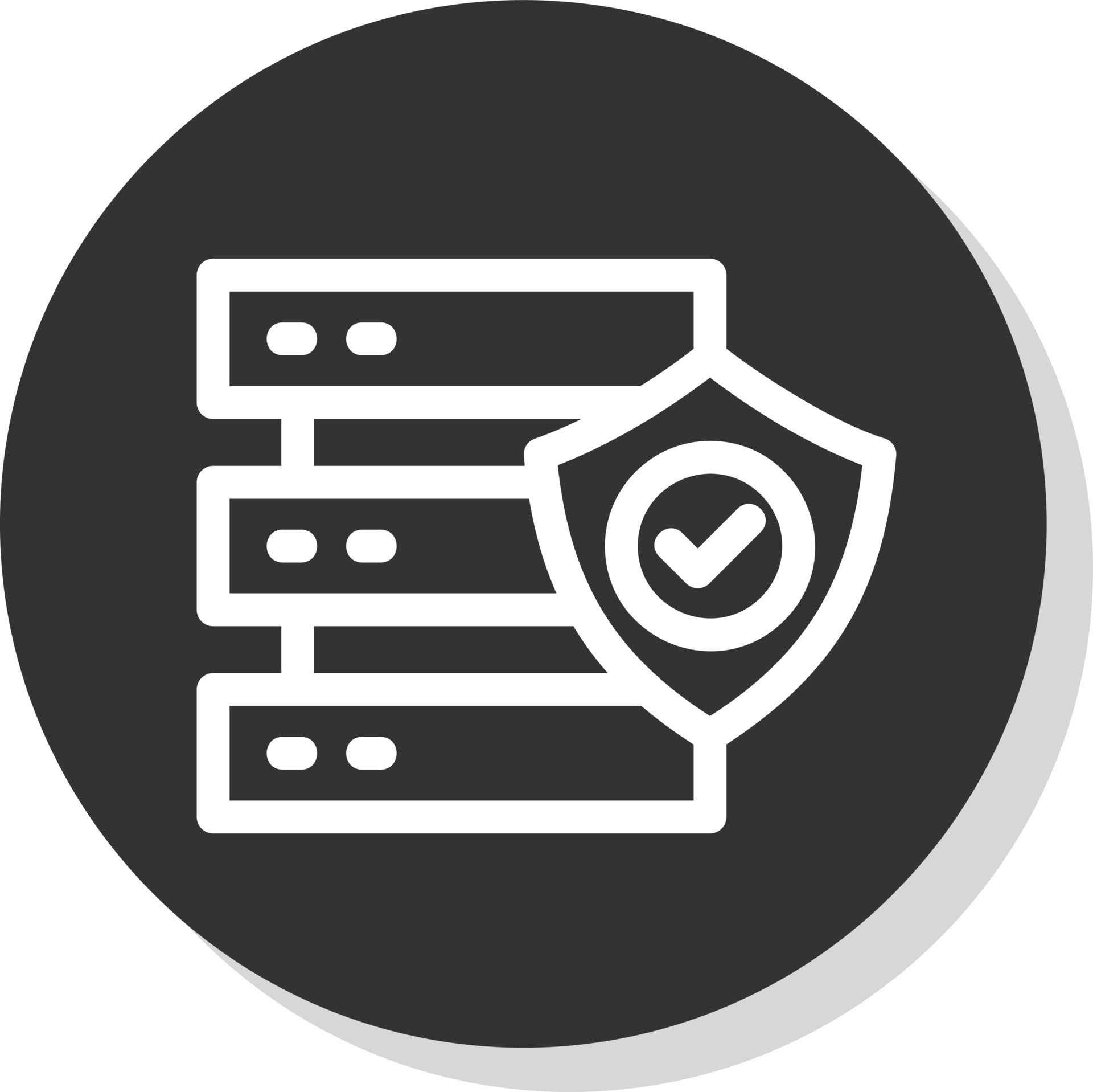 Secured Backup Vector Icon Design 20169841 Vector Art At Vecteezy