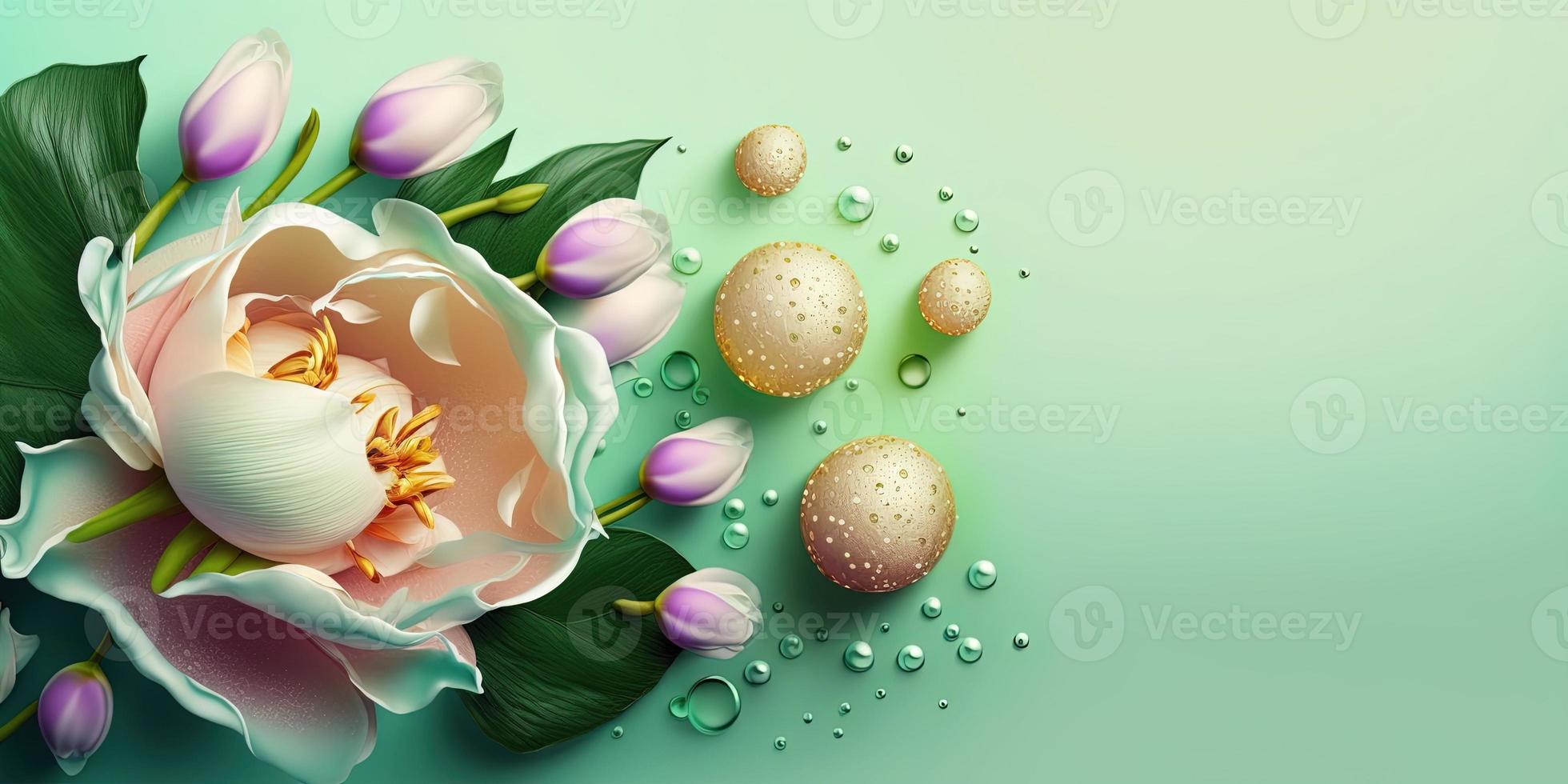 nature orchid flower and tropical floral petal for beauty spa background with empty space ...