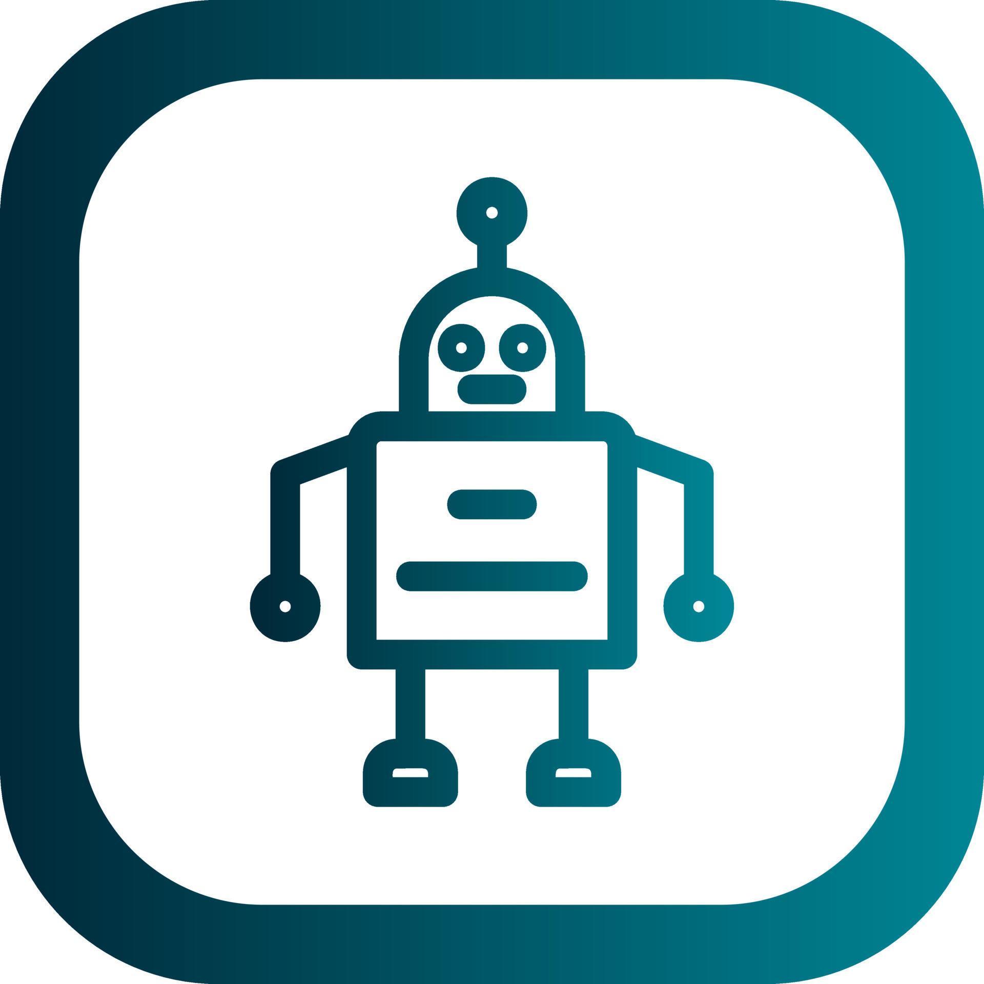 Robot Vector Icon Design 20173865 Vector Art at Vecteezy