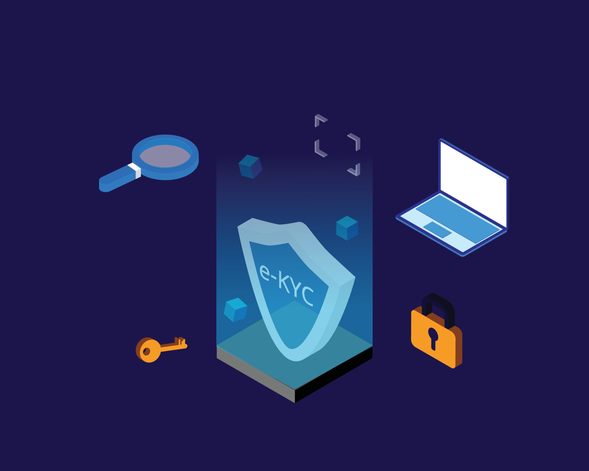 ekyc o electrónico saber tu cliente o digital kyc para identificación y usuario registro de en ...