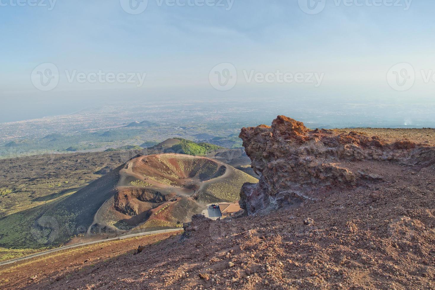 etna volcano caldera landscape 20179701 Stock Photo at Vecteezy