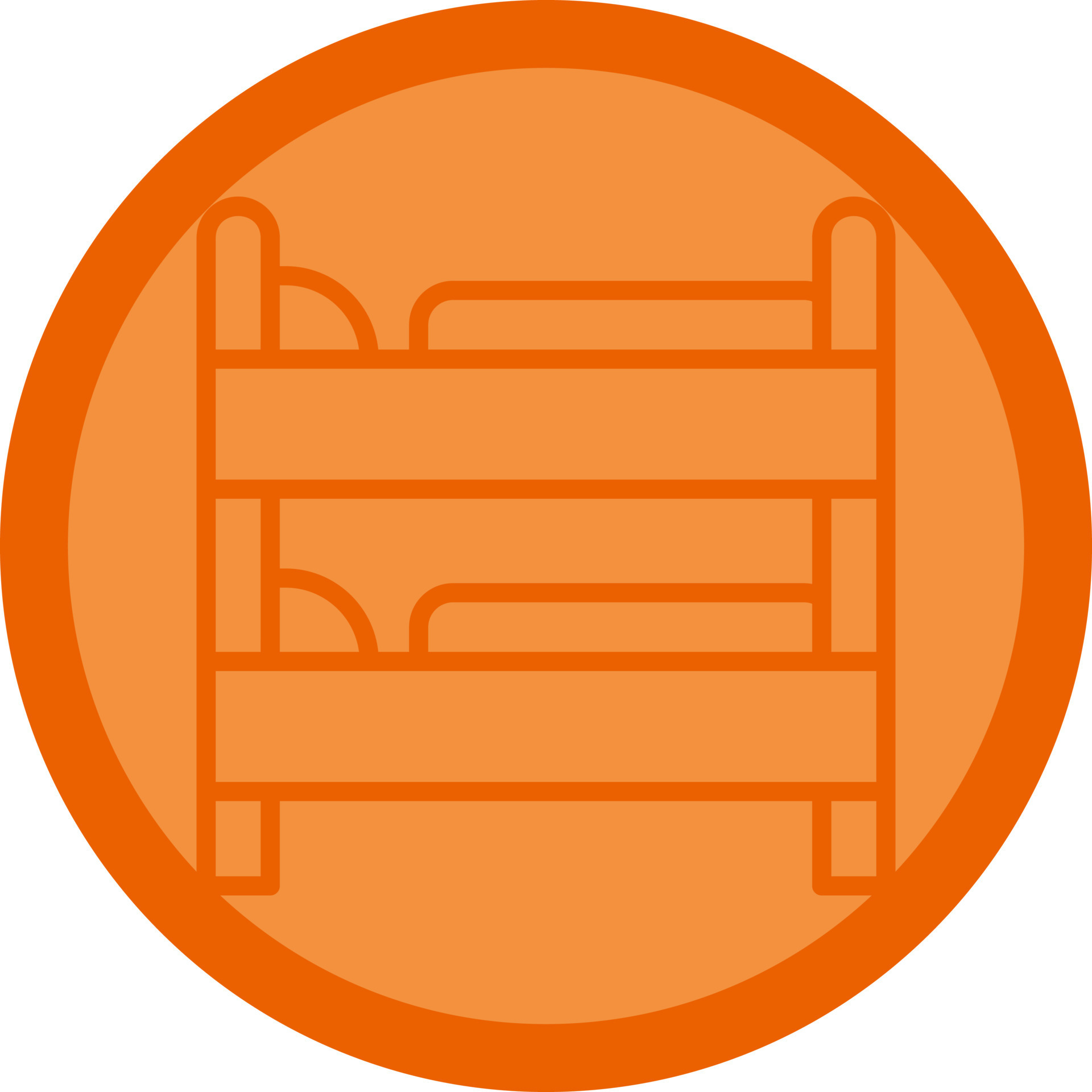 Bunk Bed Vector Icon Design 20184760 Vector Art At Vecteezy