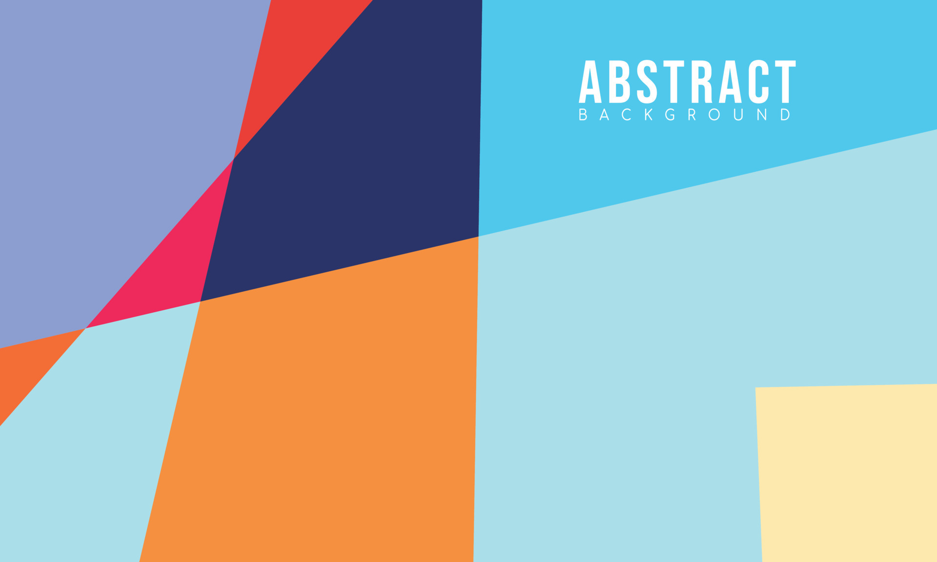 Colorful Abstract Geometric Flat Background. Wallpaper Vector Eps 10 ...