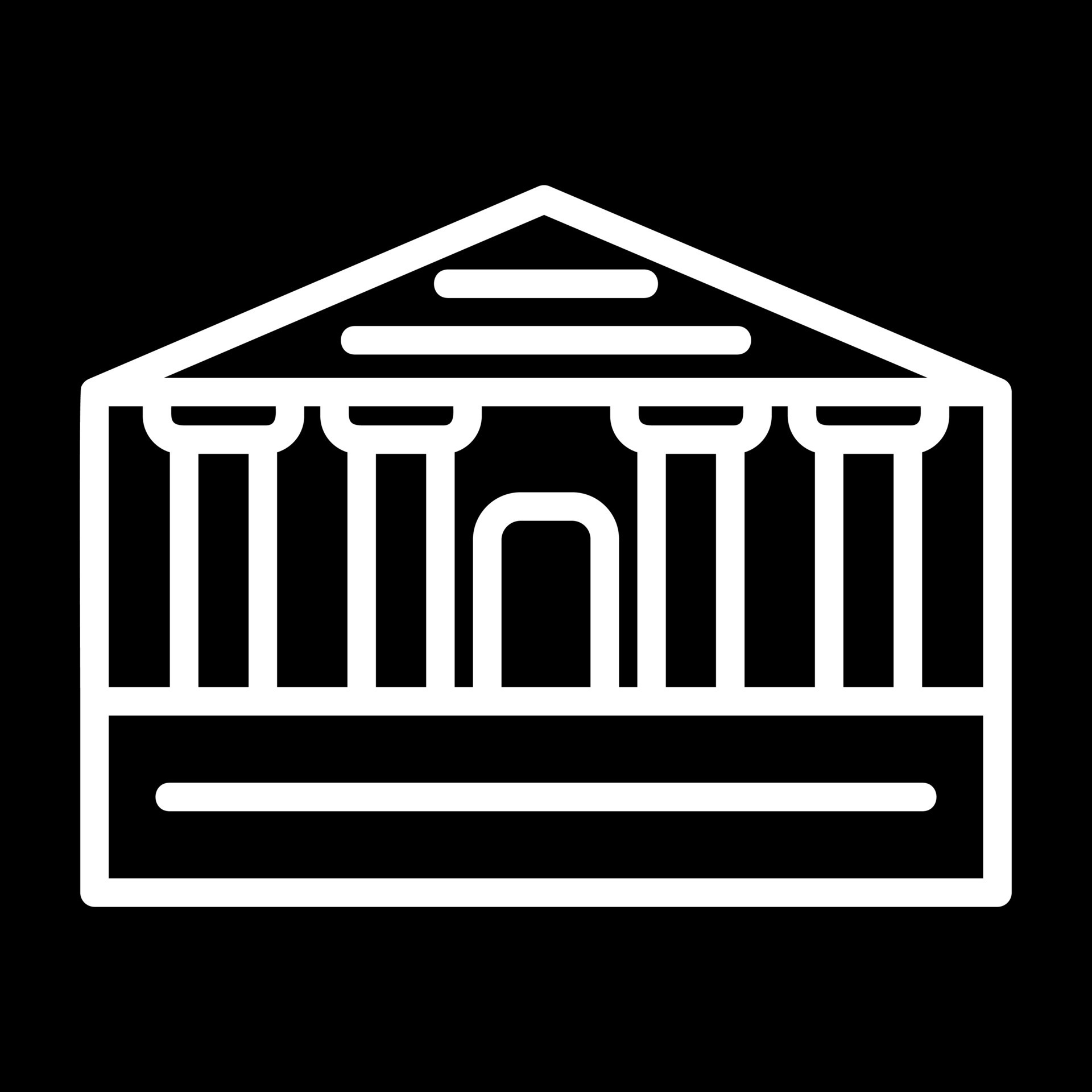 Parthenon Vector Icon Design 20189806 Vector Art at Vecteezy