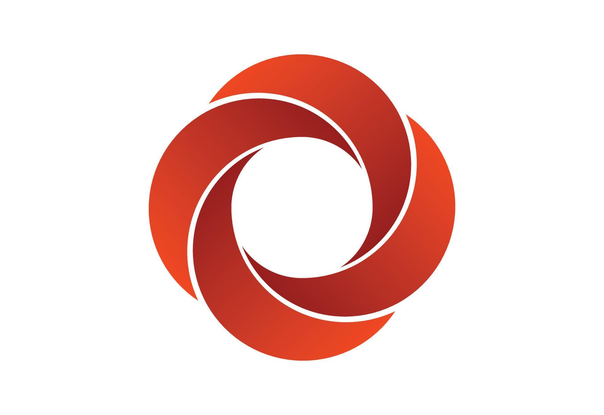 Circle shape logo design, Vector illustration 20190876 Vector Art at ...