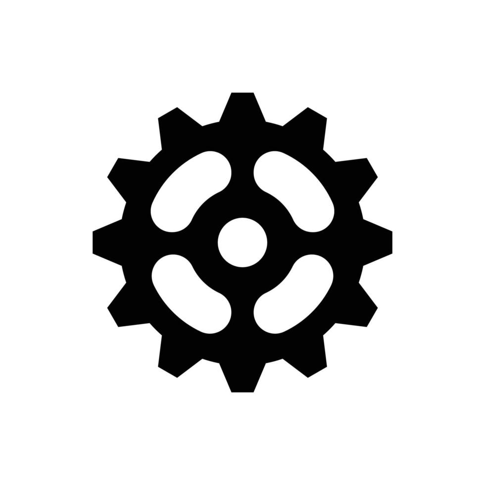 gear icon vector 20191087 Vector Art at Vecteezy
