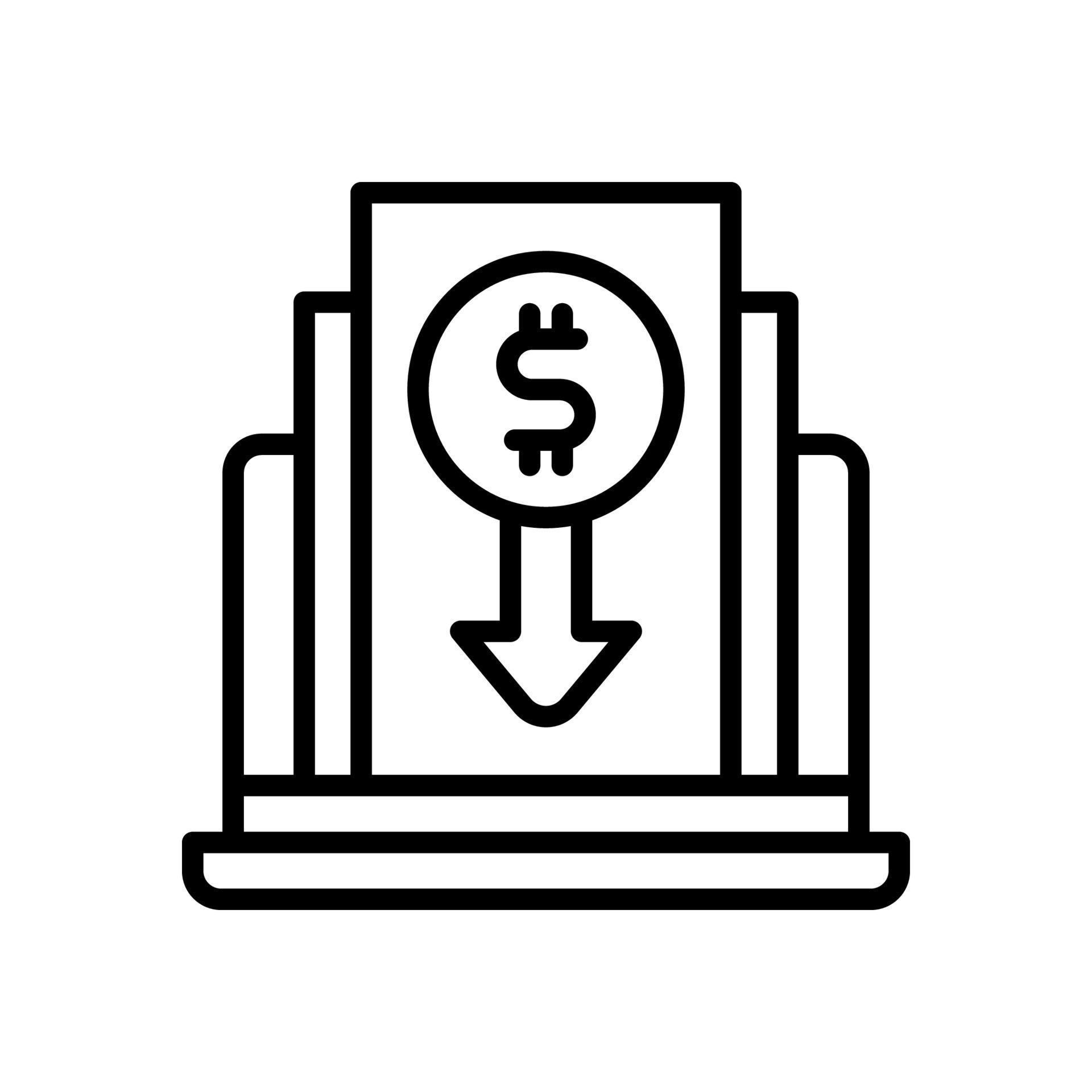 decrease icon for your website design, logo, app, UI. 20194760 Vector ...