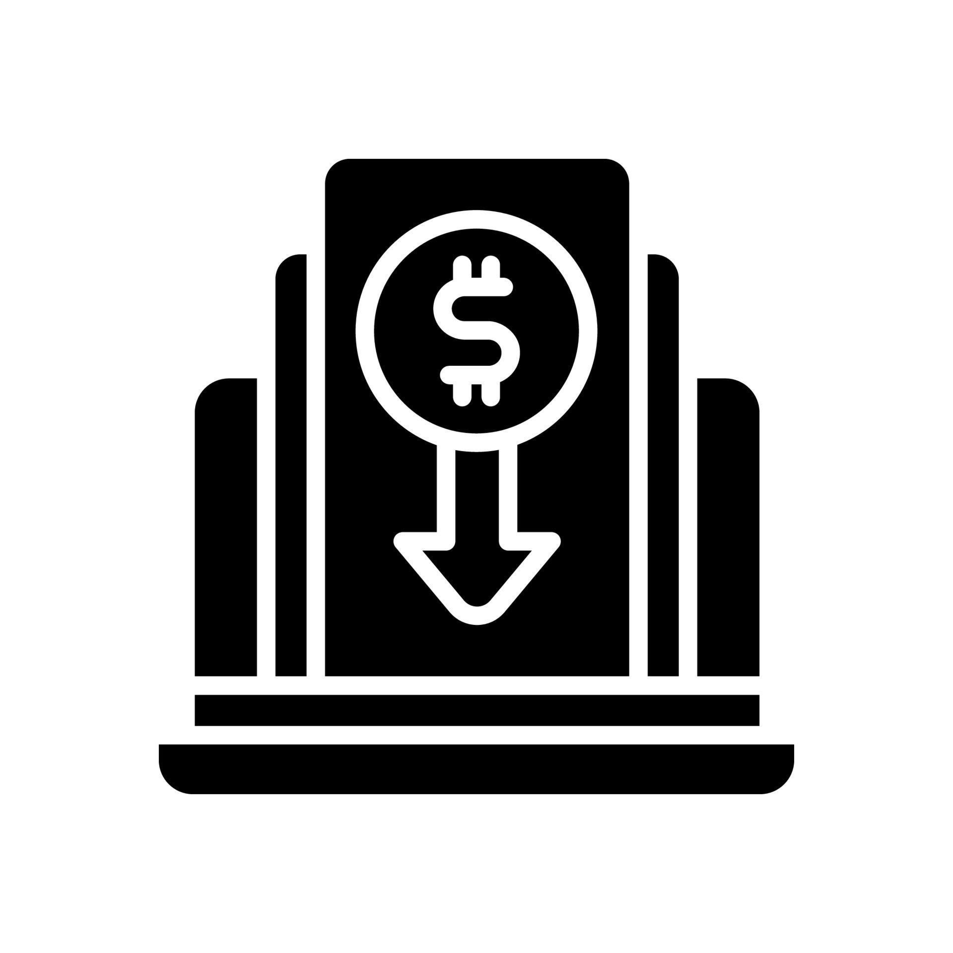 decrease icon for your website design, logo, app, UI. 20195154 Vector ...