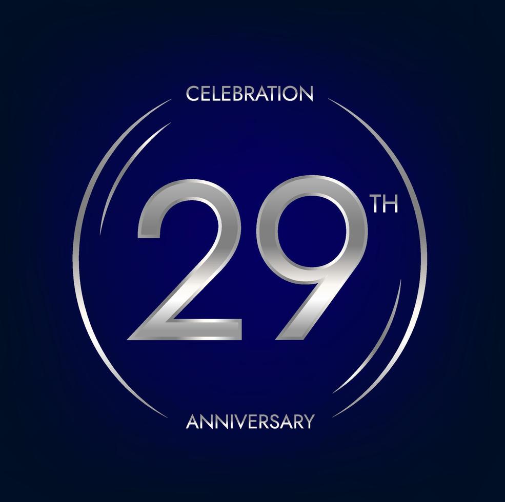 29 aniversario. veintinueve años cumpleaños celebracion bandera en ... 29 aniversario. veintinueve años cumpleaños celebracion bandera en ...