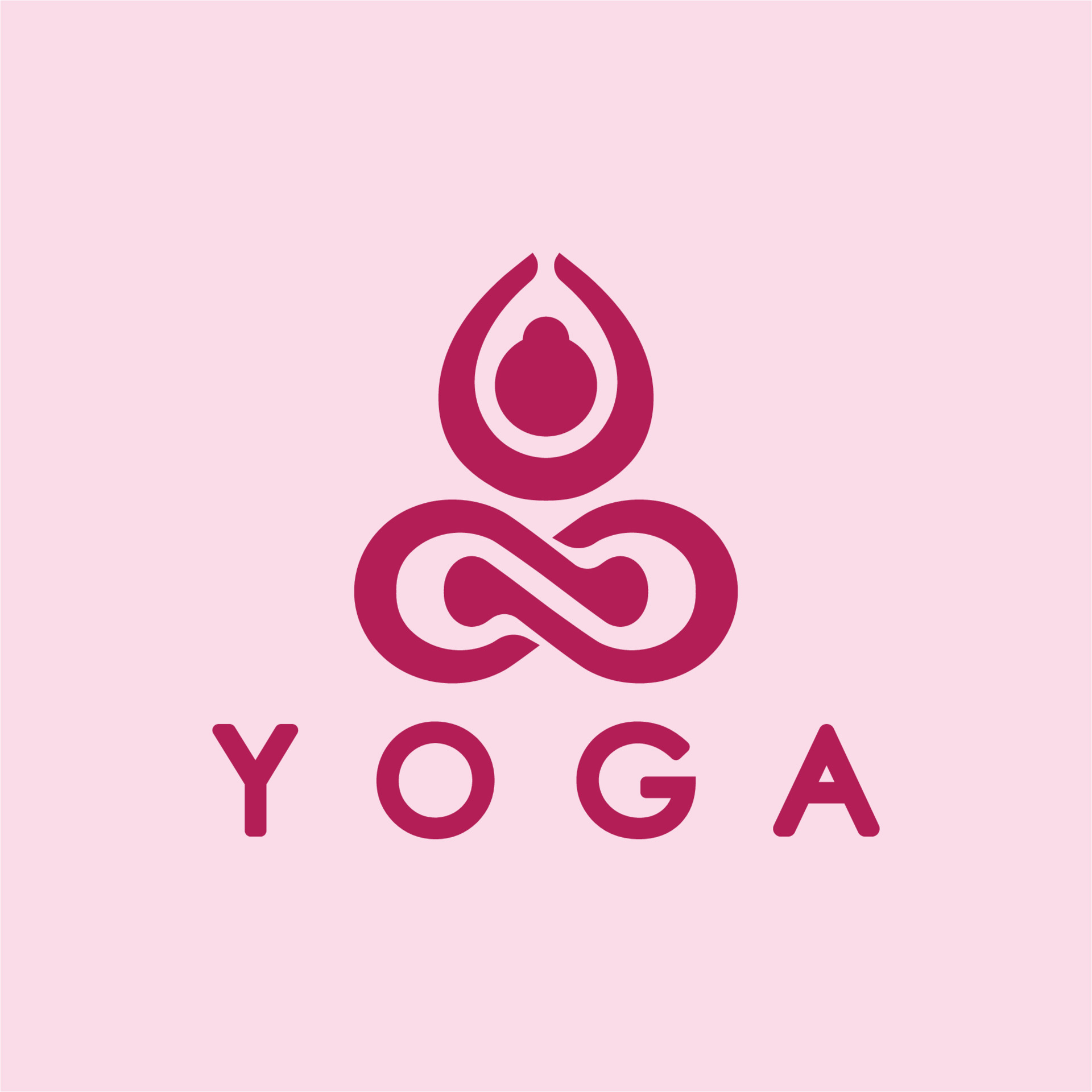 simple yoga logo icon vector design template 20200395 Vector Art at Vecteezy