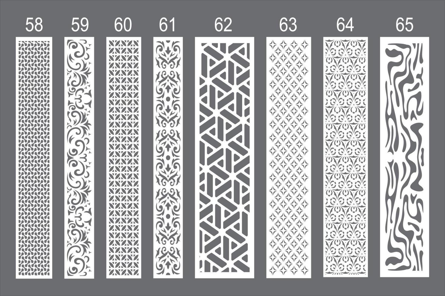 Jali Design For Laser Cutting And Cnc Machine 20202096 Vector Art At
