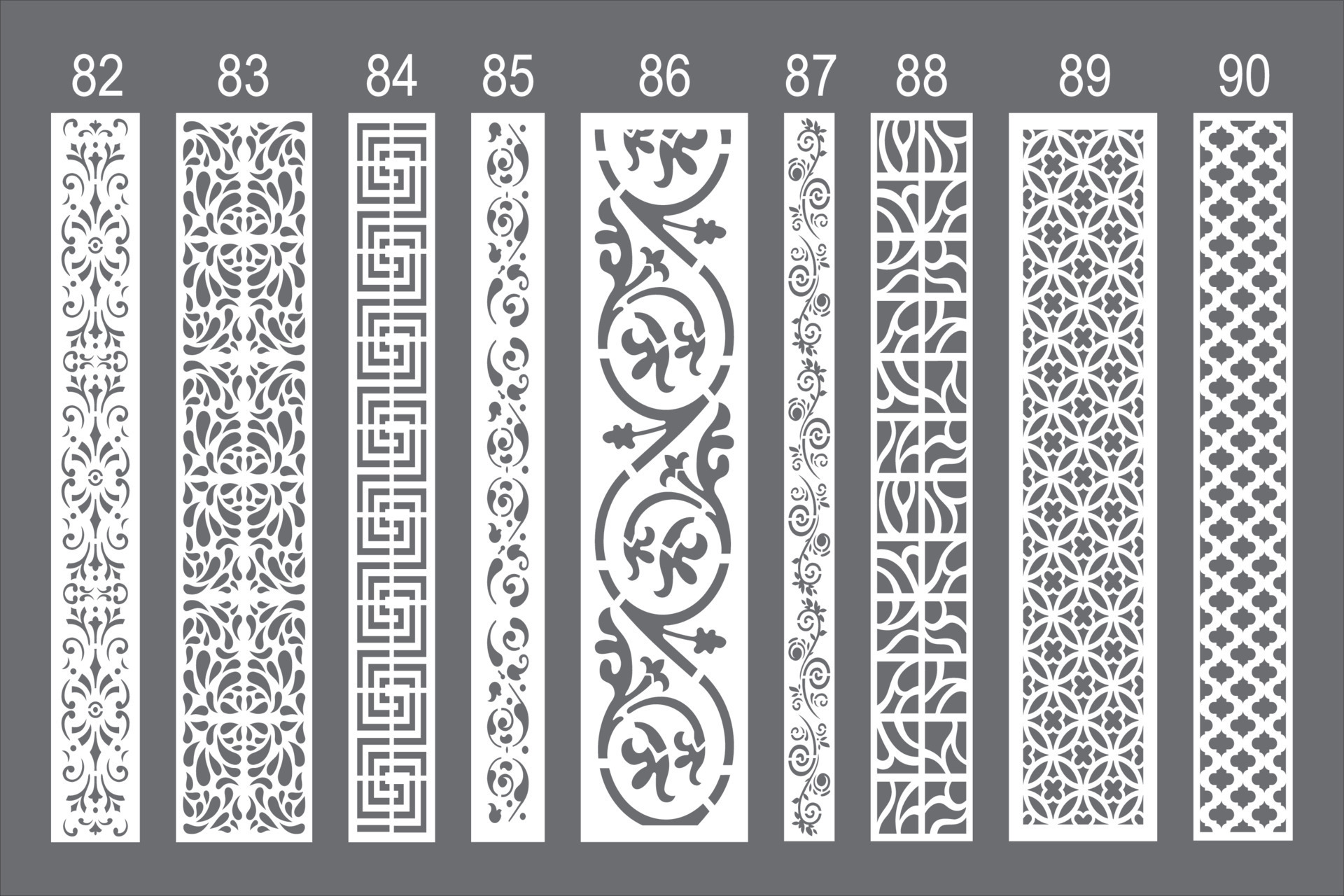Jali Design For Laser Cutting And Cnc Machine 20202123 Vector Art At
