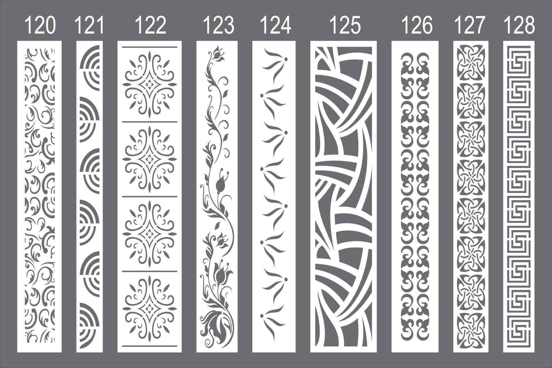 Jali Design For Laser Cutting And Cnc Machine 20202130 Vector Art At