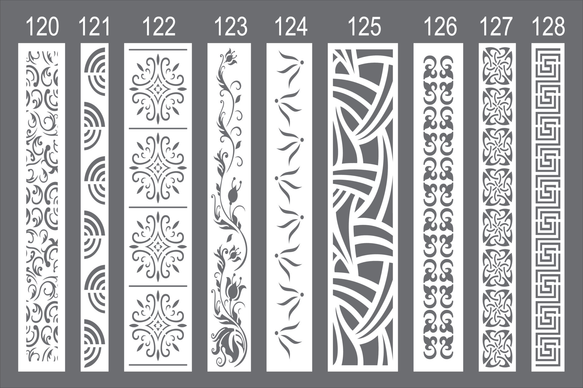 Jali Design For Laser Cutting And Cnc Machine 20202130 Vector Art At