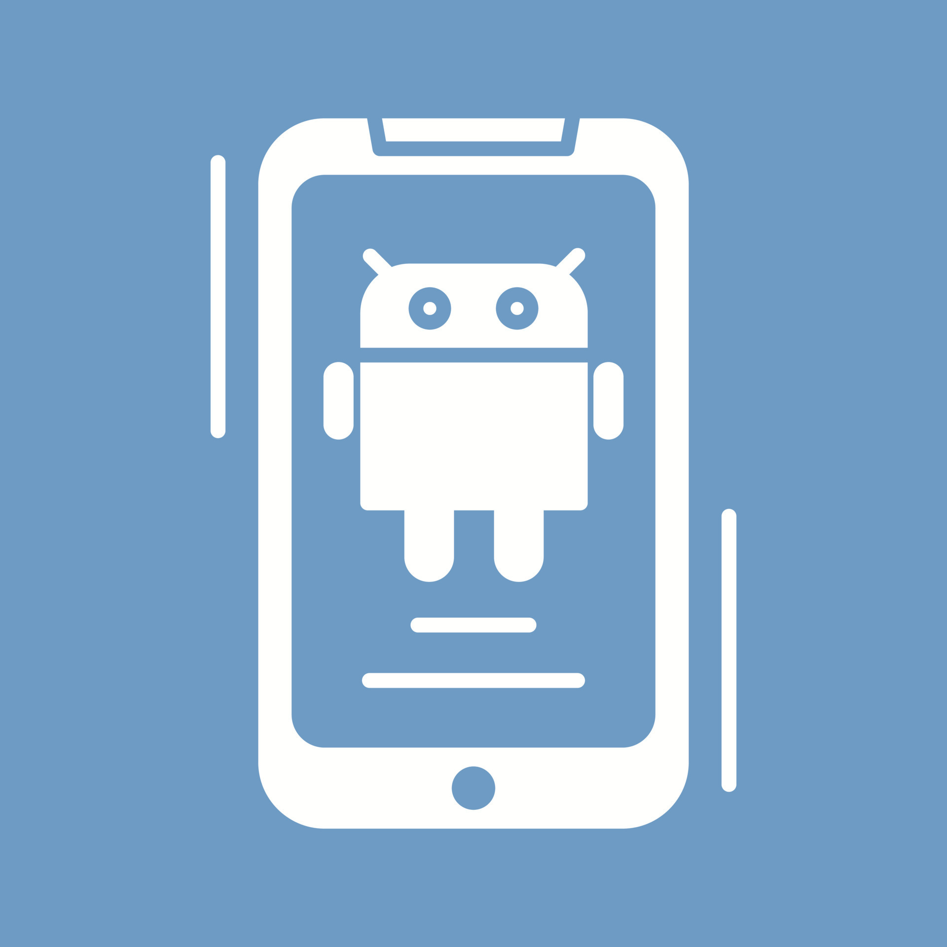 Android Vector Icon 20208924 Vector Art at Vecteezy