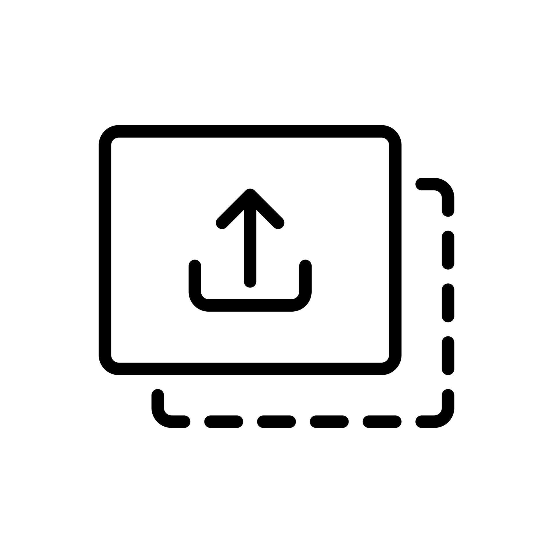 Drag and drop to upload file concept icon in line style design isolated ...