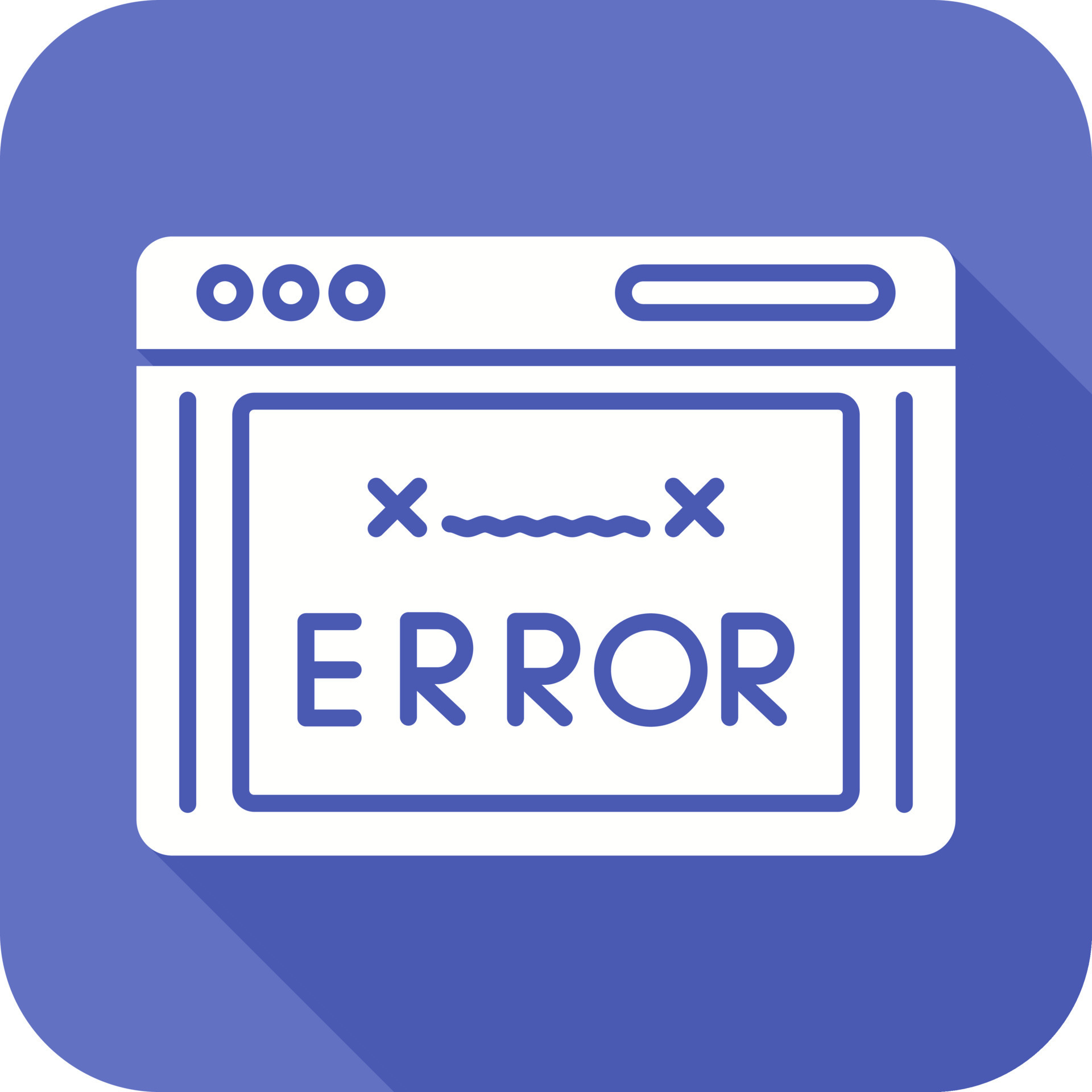 icono de vector de código de error 20216661 Vector en Vecteezy