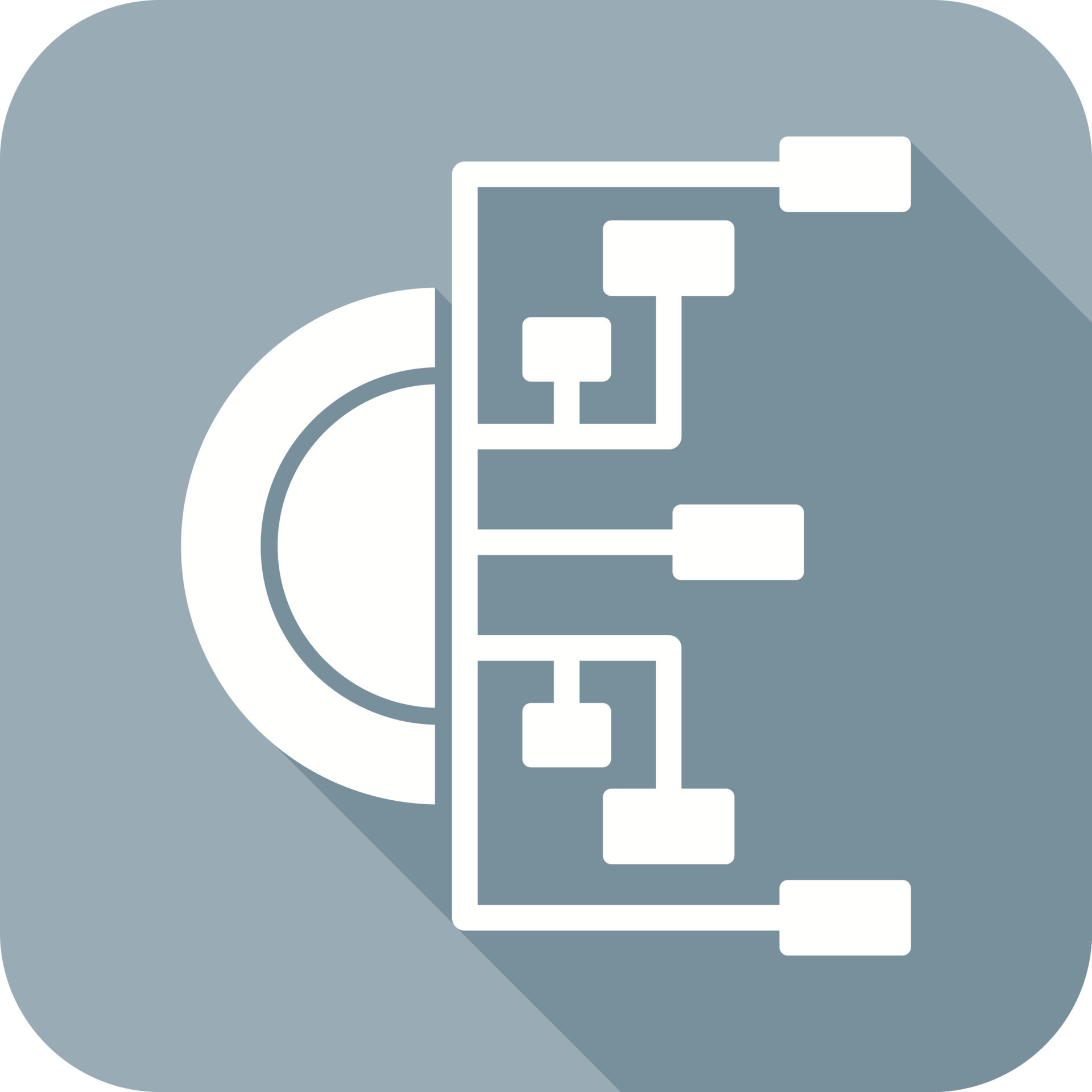 Flowchart Vector Icon 20216670 Vector Art at Vecteezy