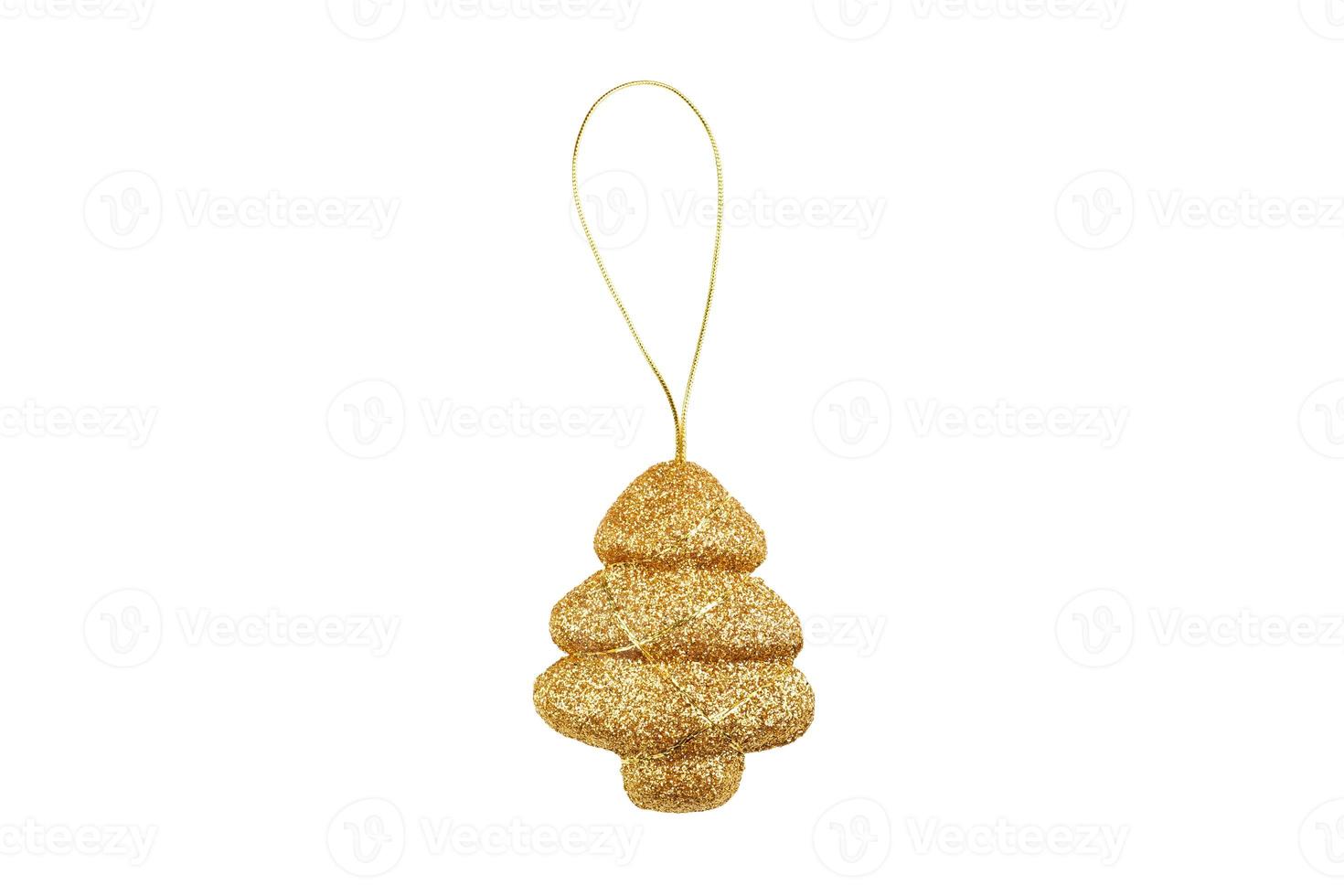 6795 Gold christmas tree isolated on a transparent background 20221623 ...
