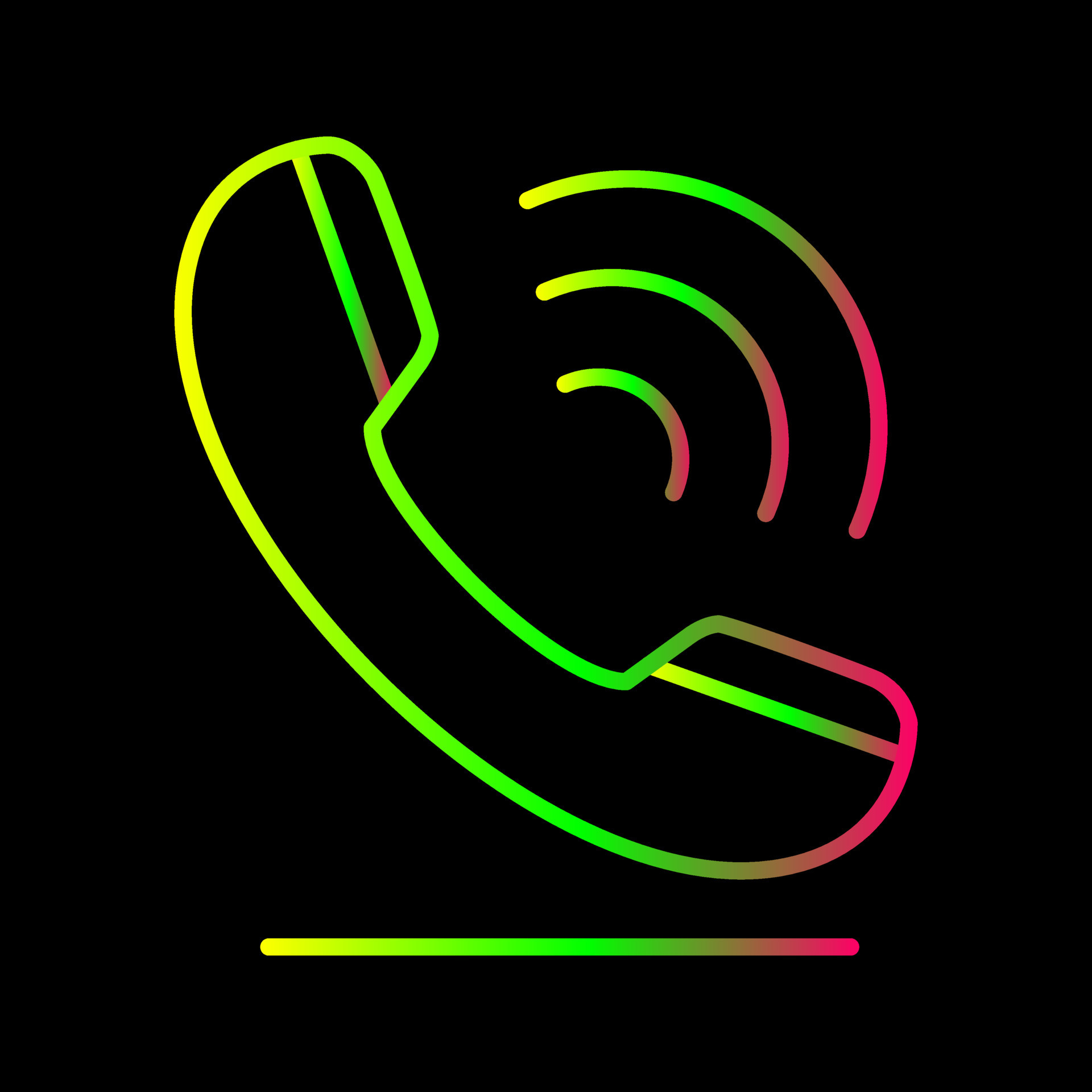 Phone Call Vector Icon 20224507 Vector Art at Vecteezy