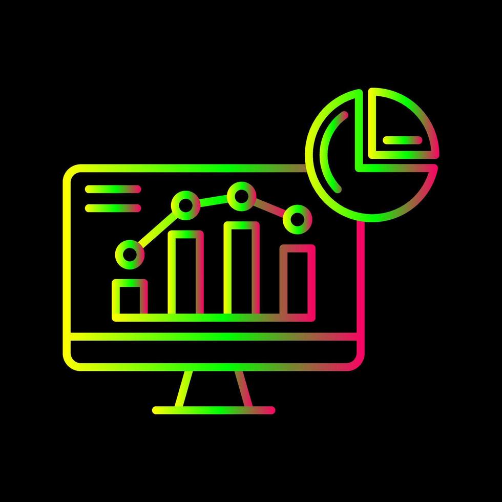 Monitoring Vector Icon 20224654 Vector Art at Vecteezy