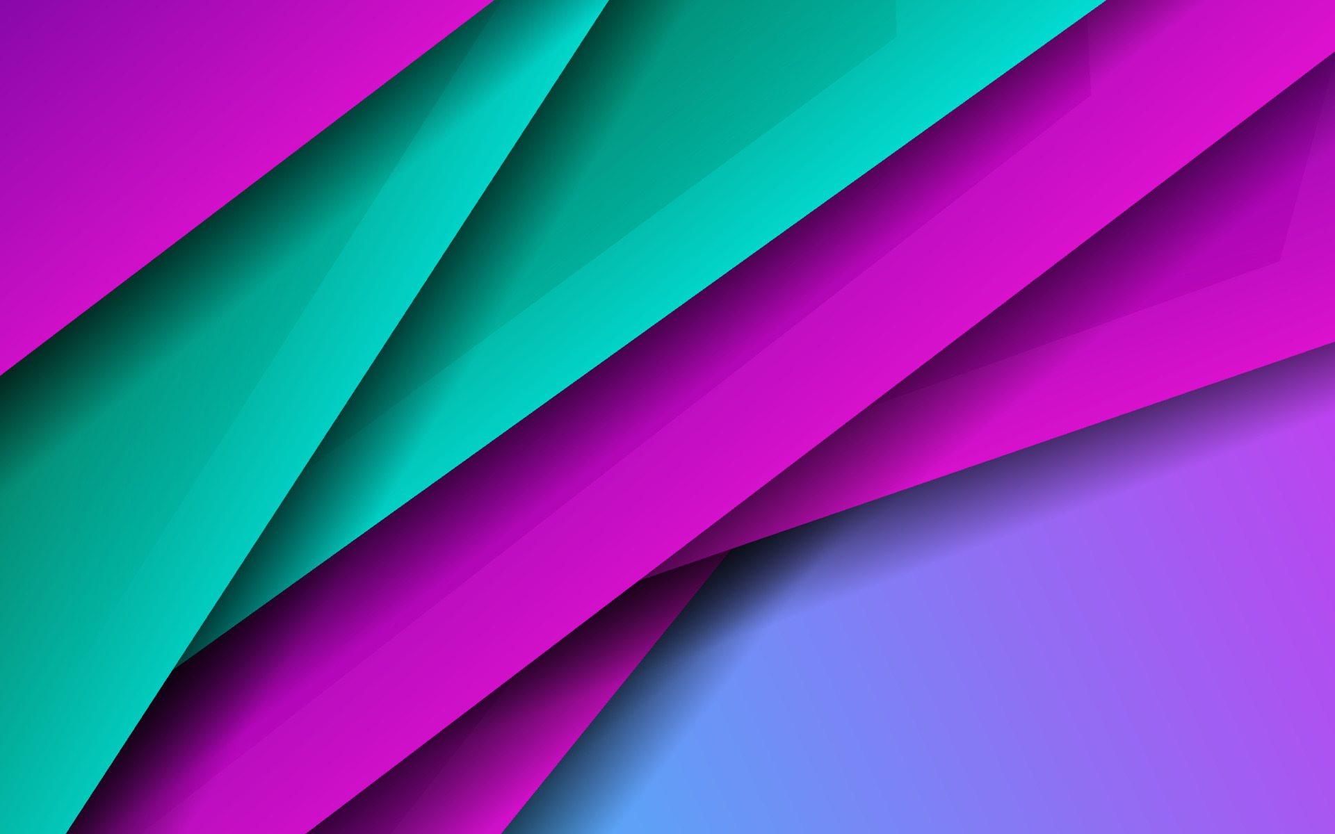 Abstract Overlap Layer Papercut Blue And Magenta Color Background