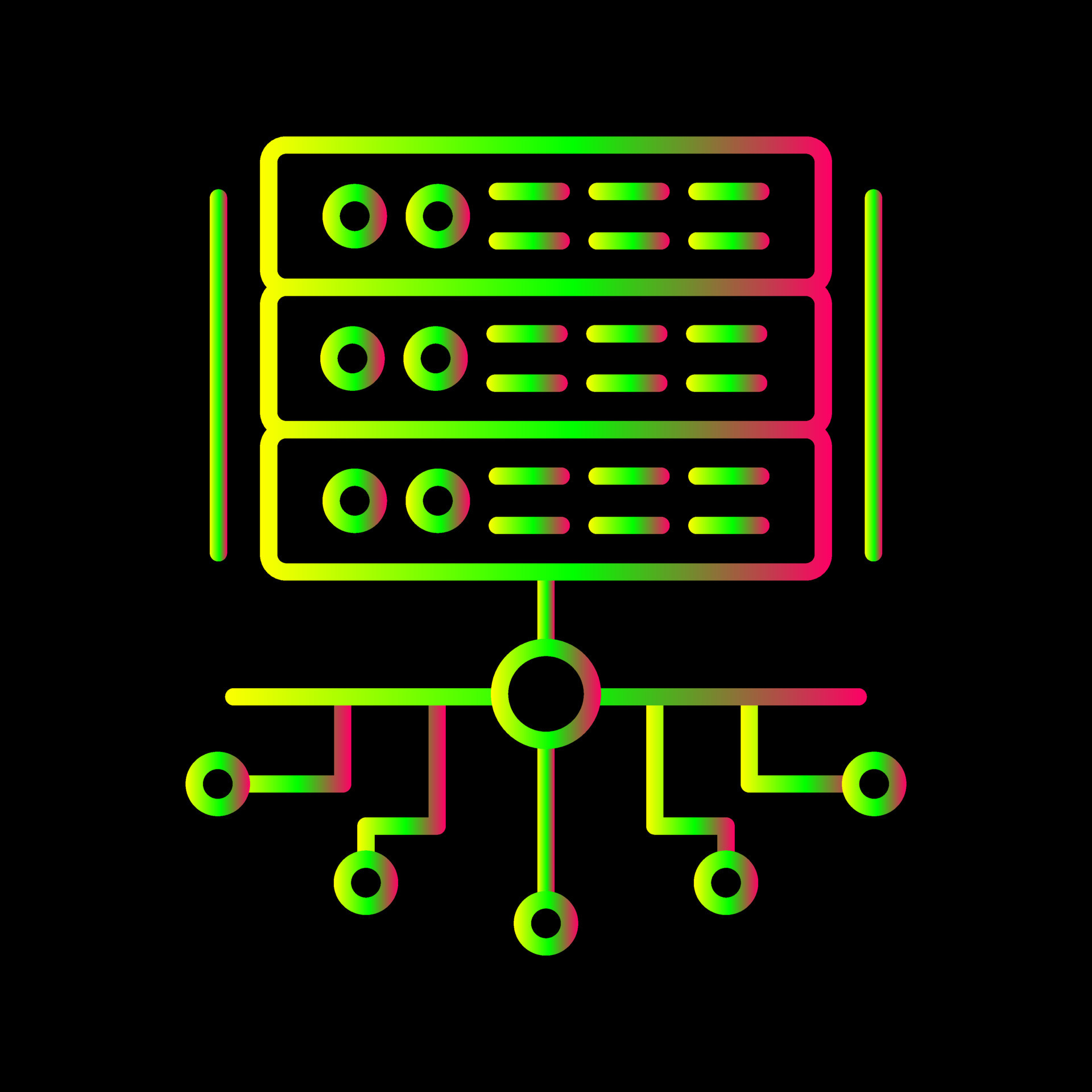 Server Vector Icon 20227563 Vector Art at Vecteezy
