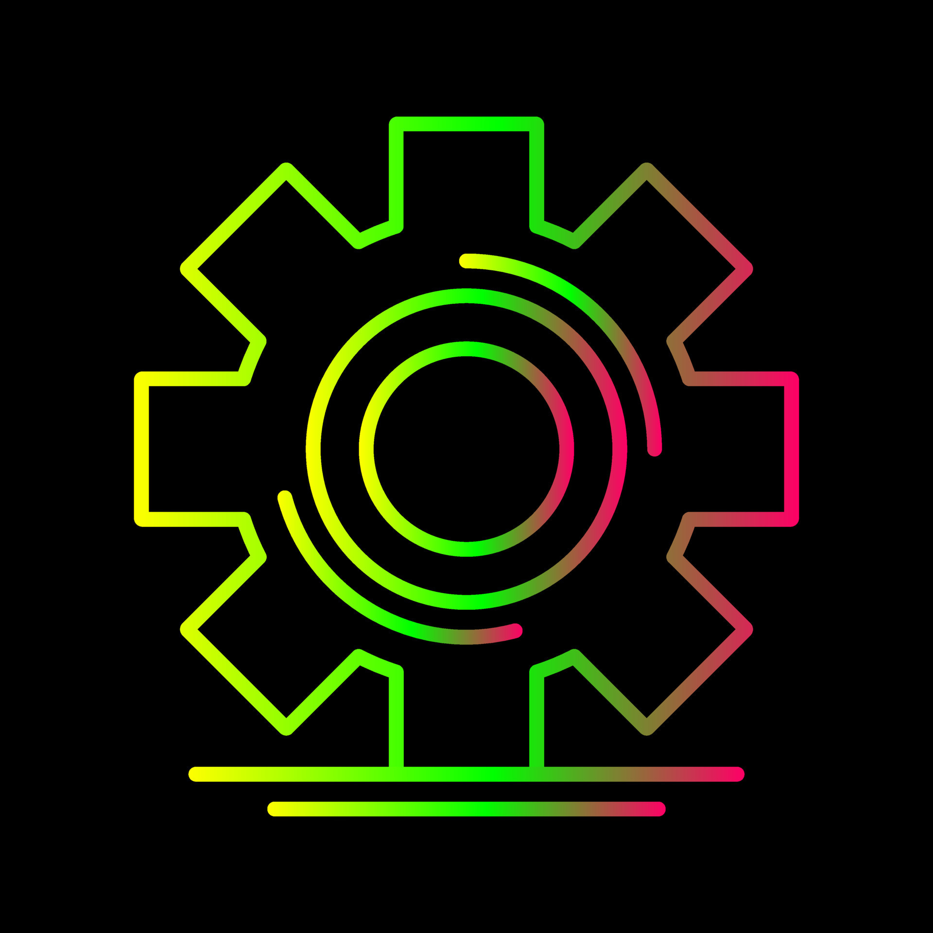 Setting Vector Icon 20228019 Vector Art At Vecteezy