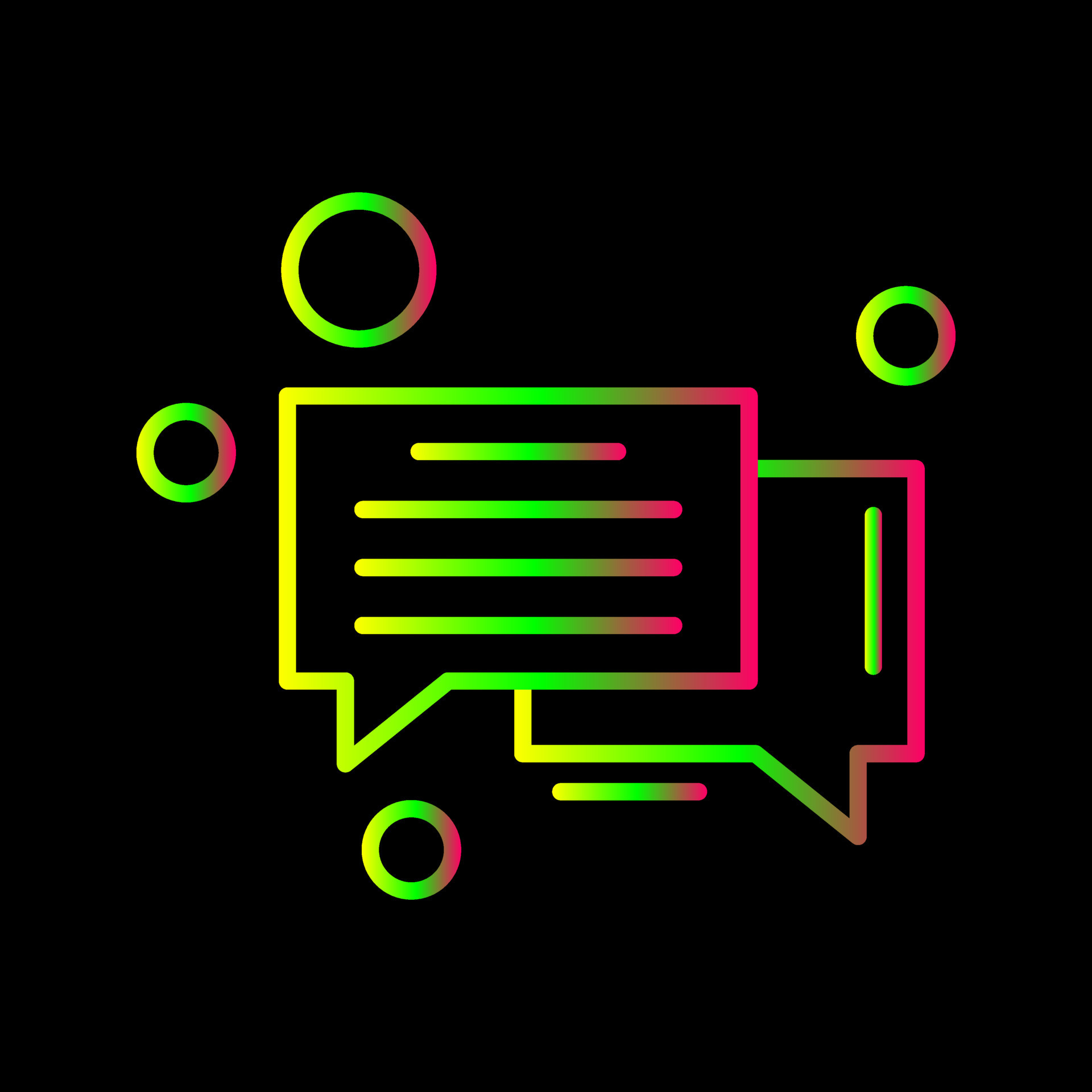 Message Bubble Vector Icon 20228056 Vector Art at Vecteezy