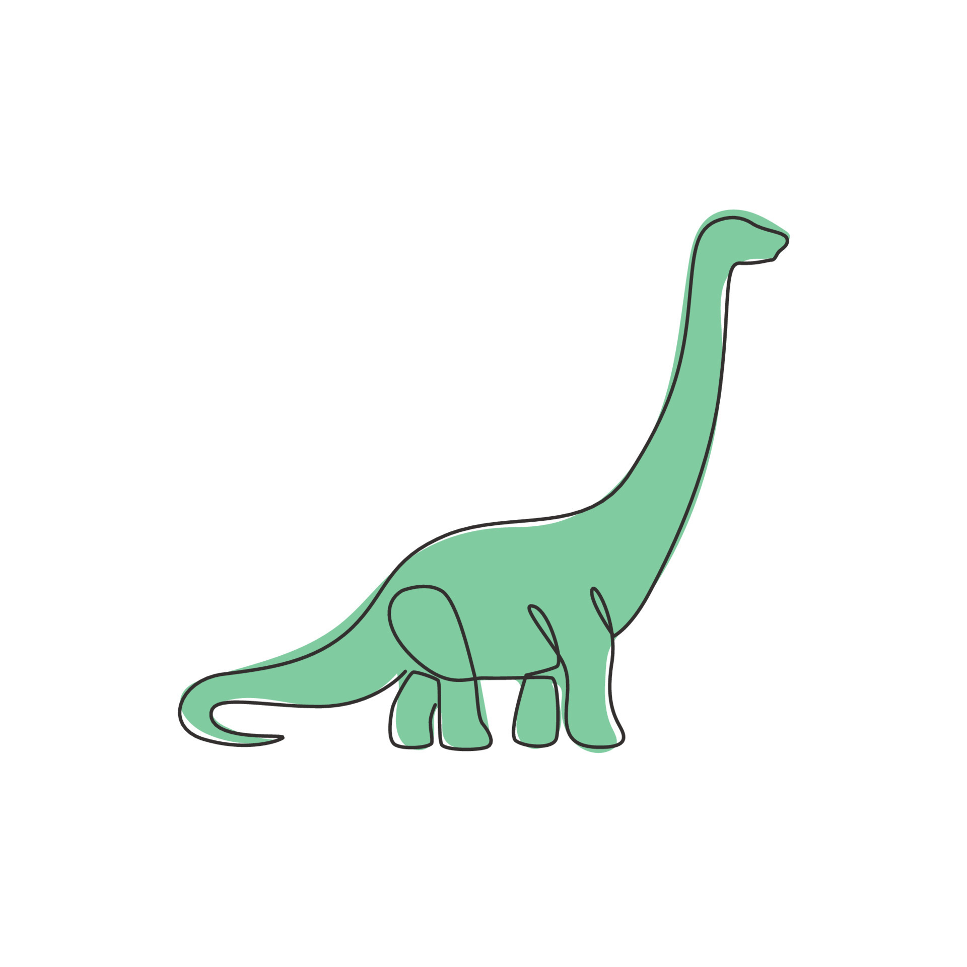 Brontosaurus Drawing Brontosaurus Drawing
