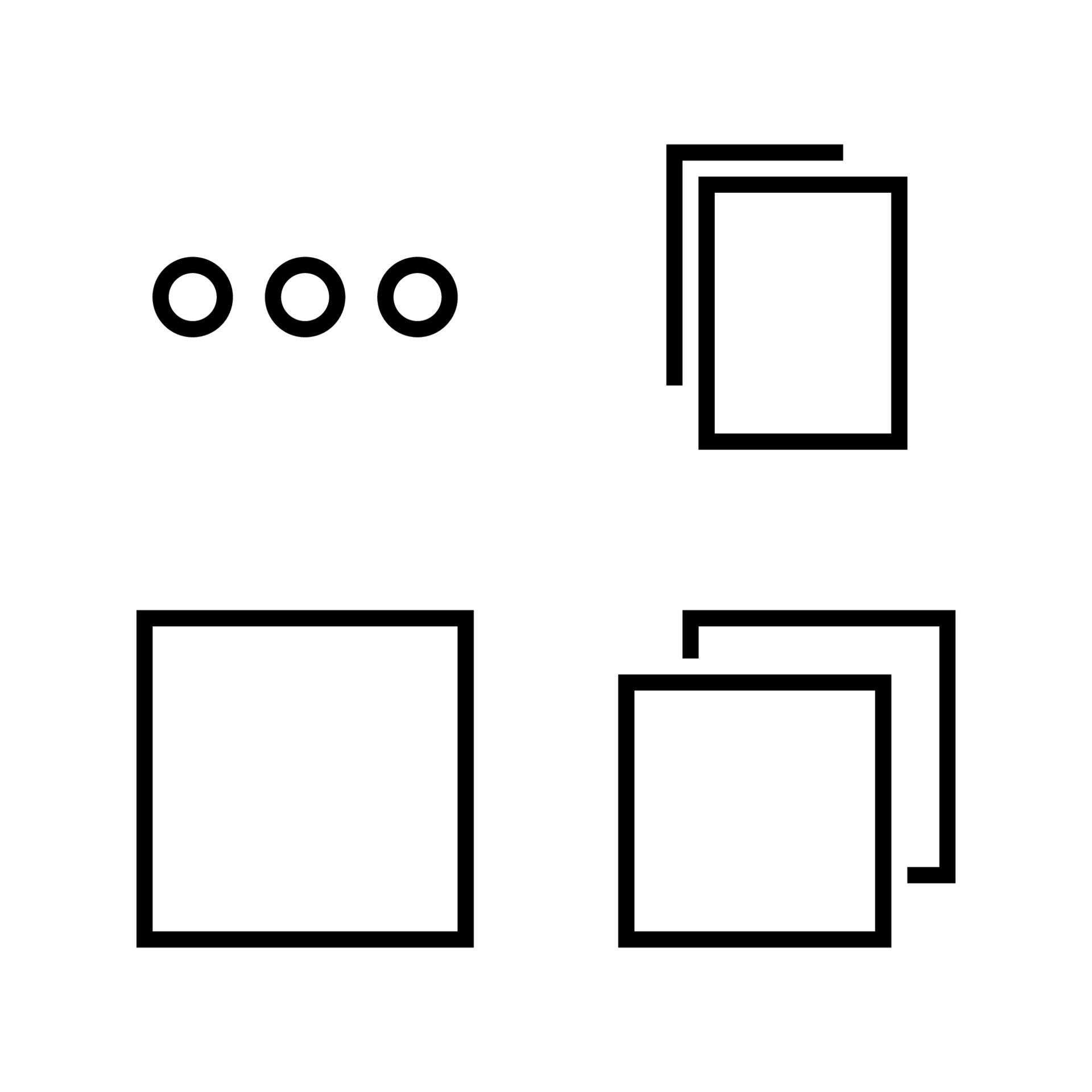 User Interface Icons Set Setting Layer Fullscreen Minimize Perfect