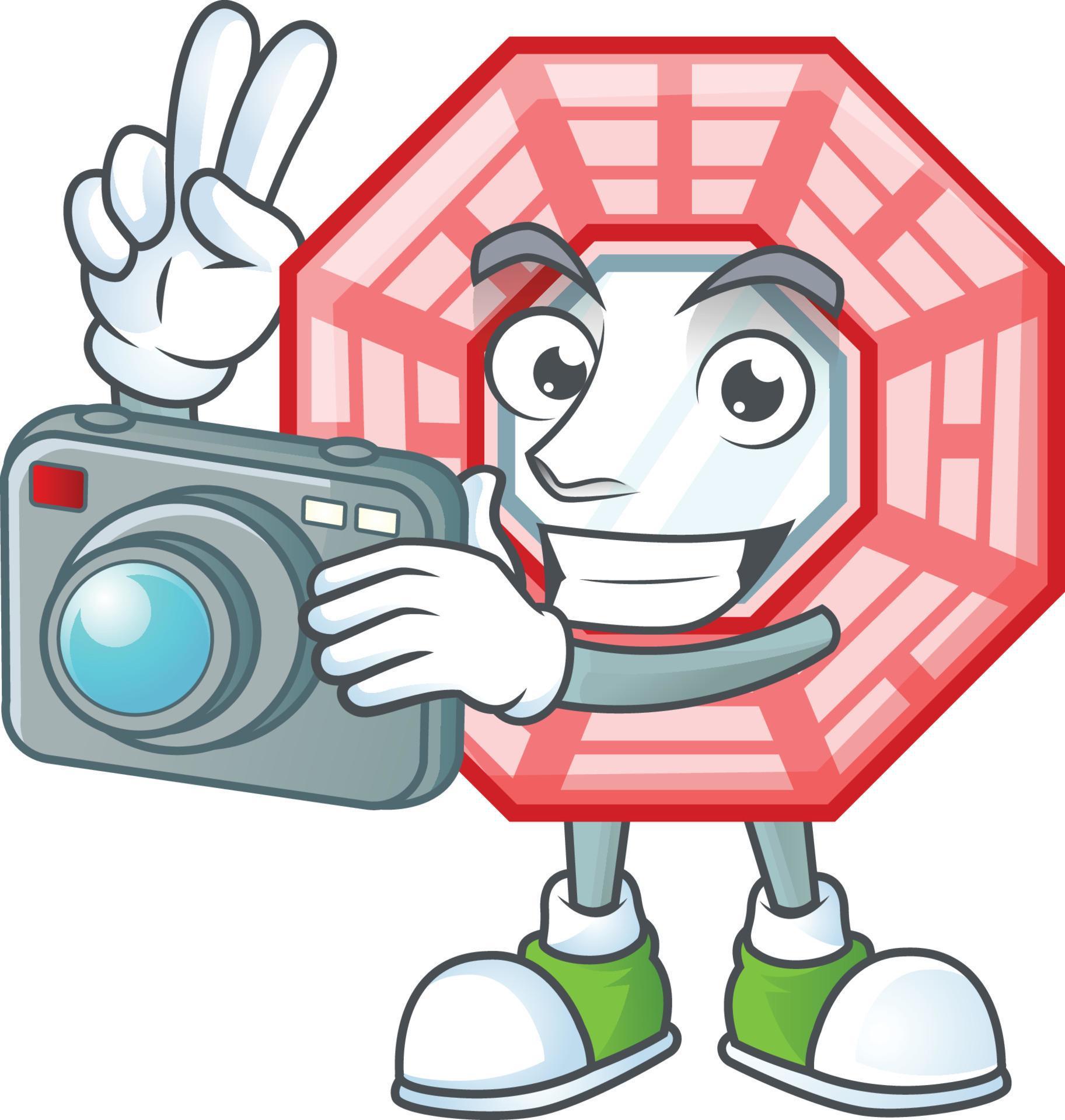 Chinese Square Feng Sui Cartoon Character Style 20231841 Vector Art At Vecteezy
