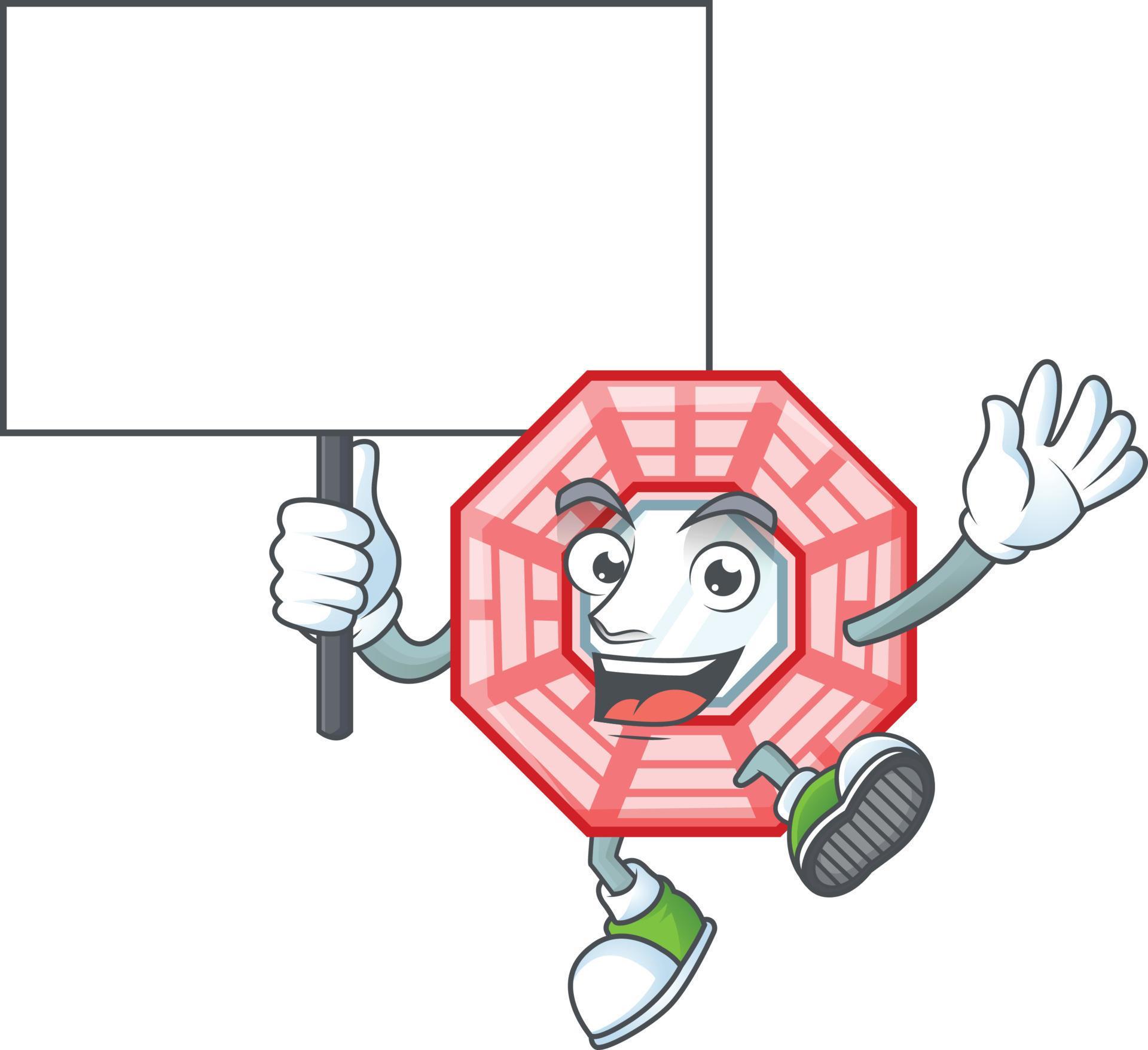 Chinese Square Feng Sui Cartoon Character Style 20232106 Vector Art At Vecteezy